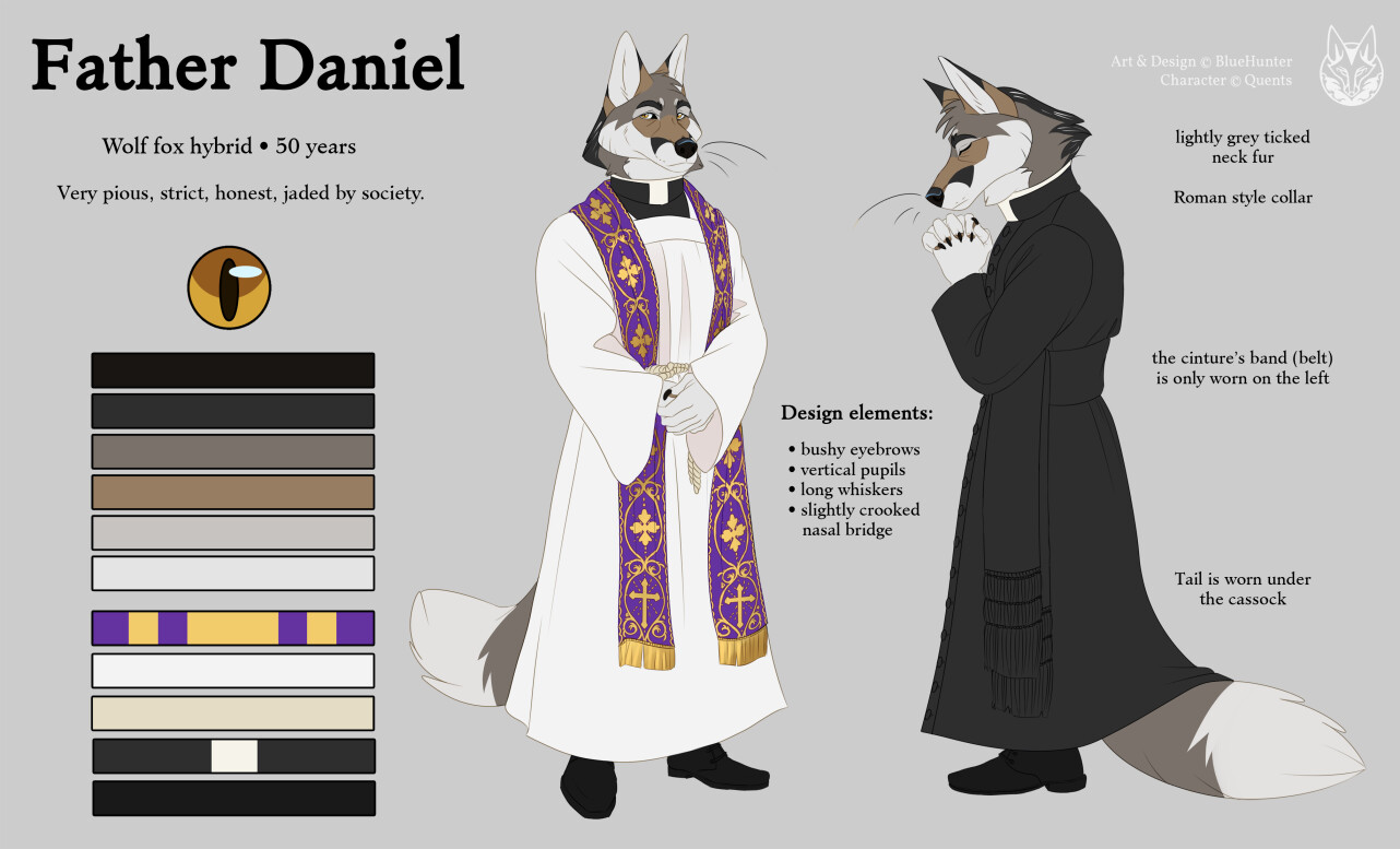 ArtStation - Character Design - Father Daniel