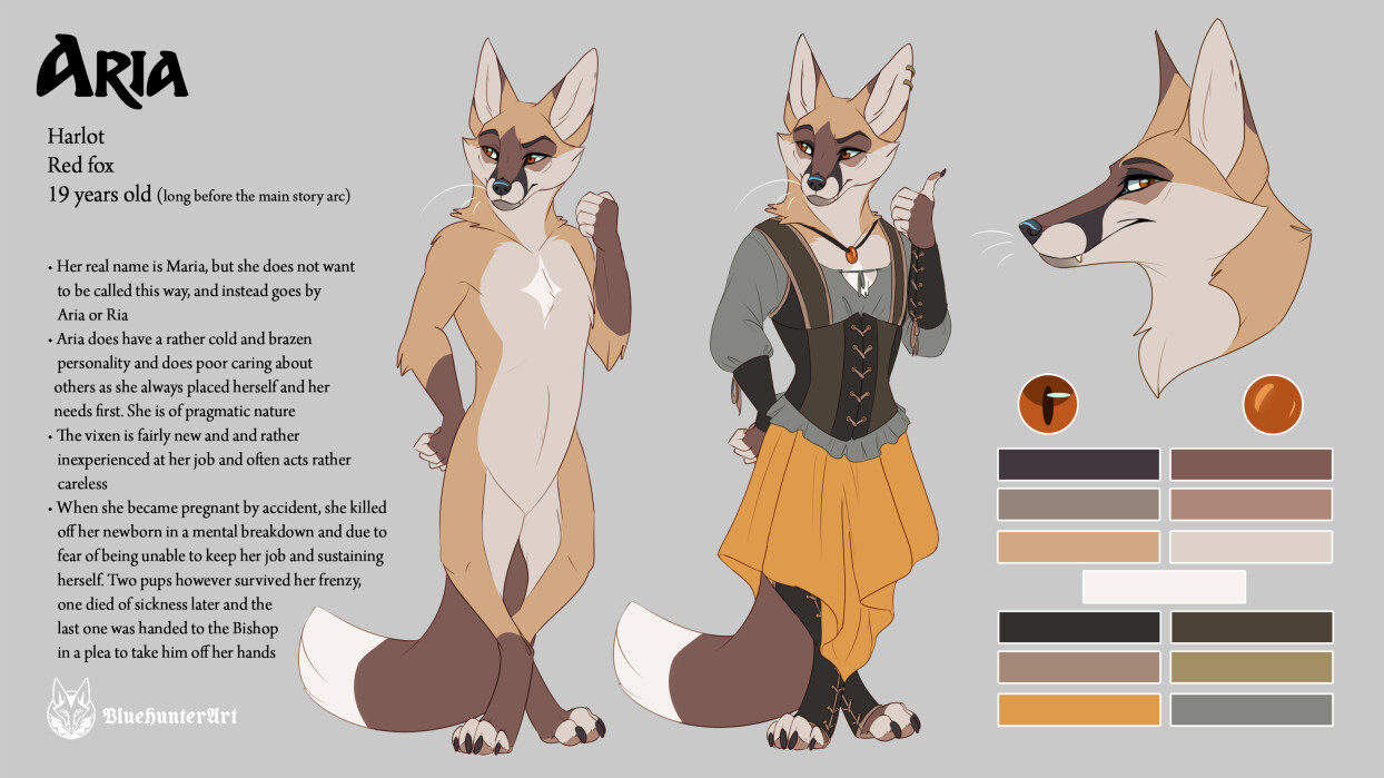 ArtStation - Character design - Aria