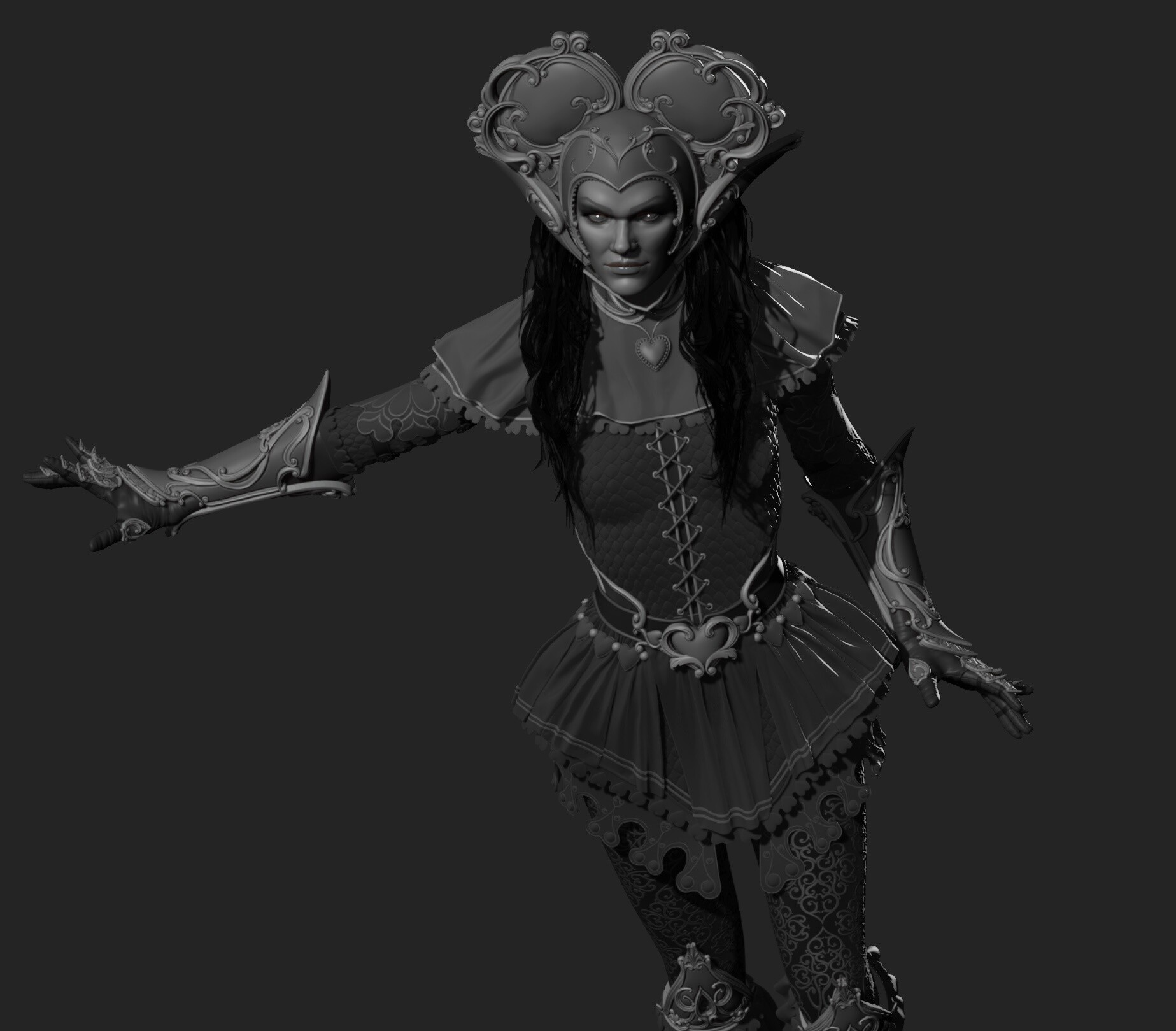 John Miller - New World Game - Corrupted Love Armor Set, Player Head ...