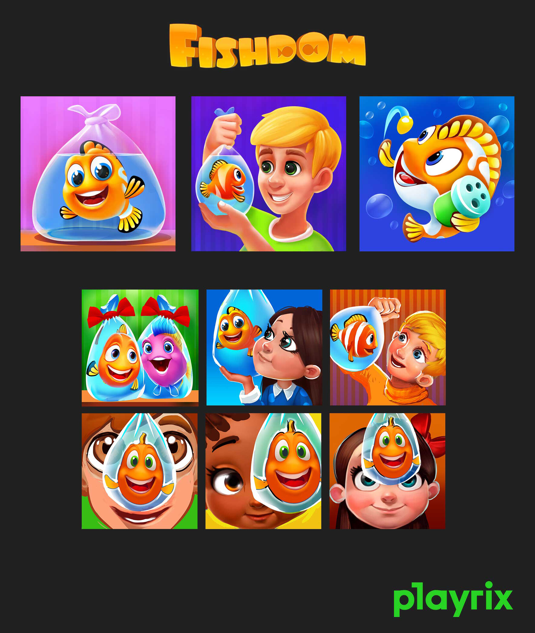 ArtStation - Icons Fishdom