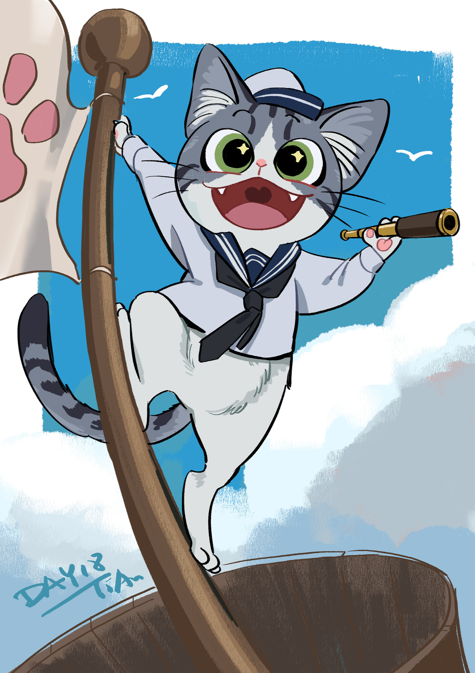 ArtStation - Cat cruise