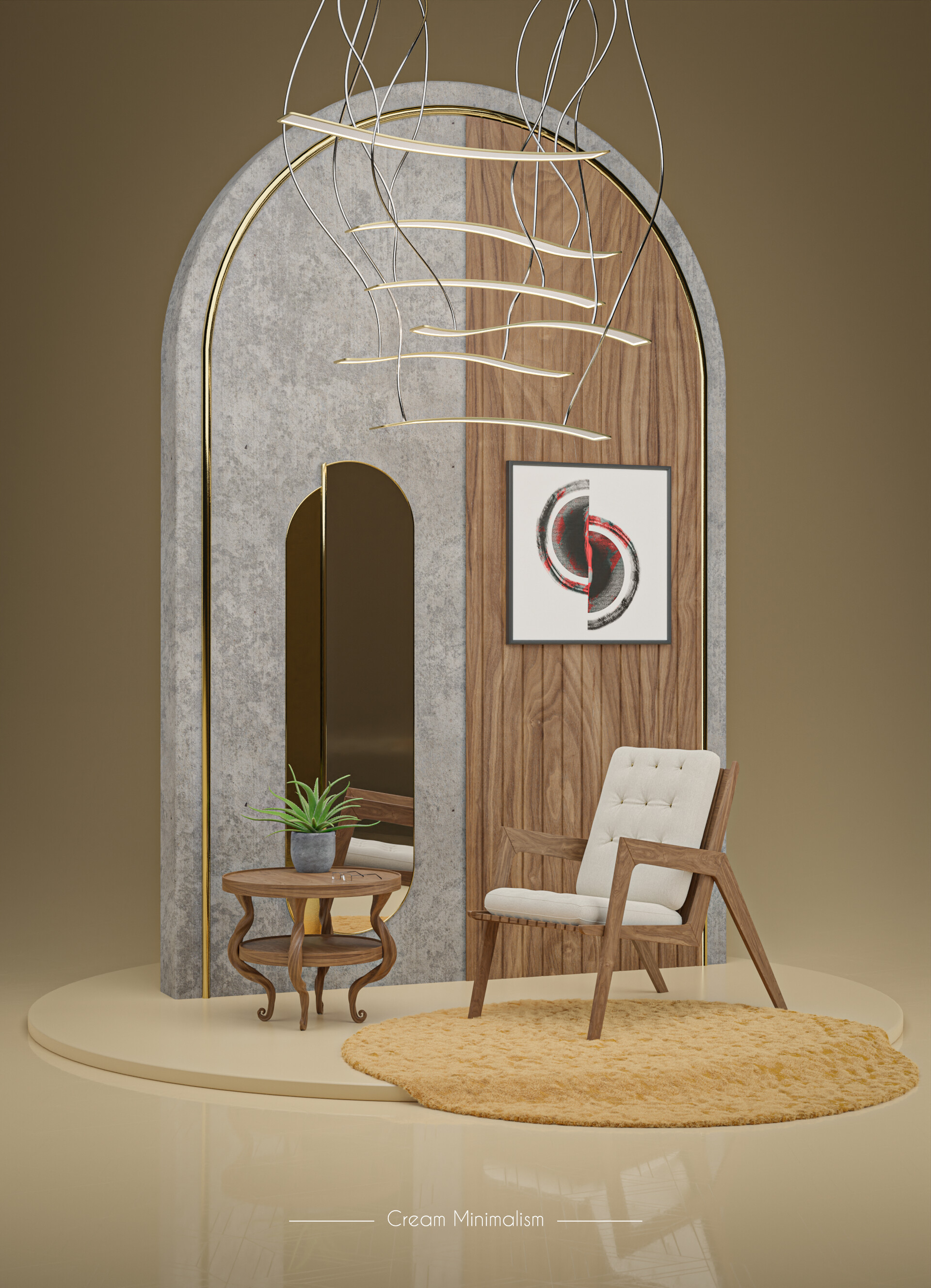 ArtStation - Cream Minimalism