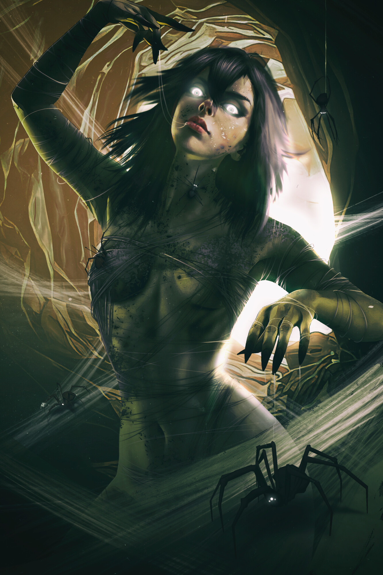 spider queen wallpaper