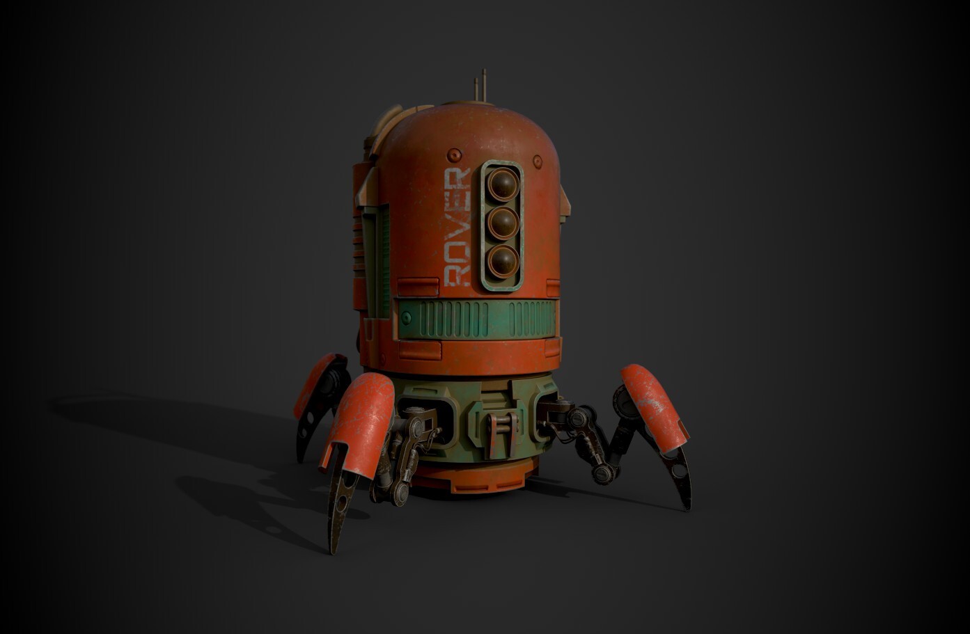 ArtStation - Spider Bot-Substance Painter