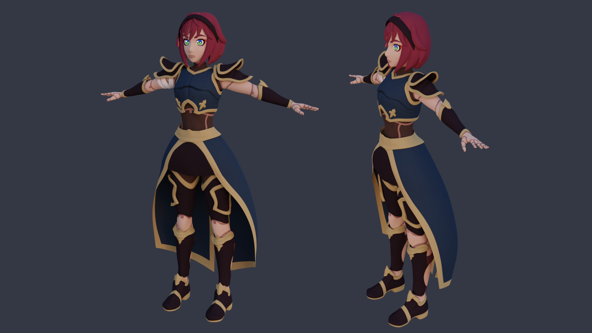 ArtStation - Doll Knight Model