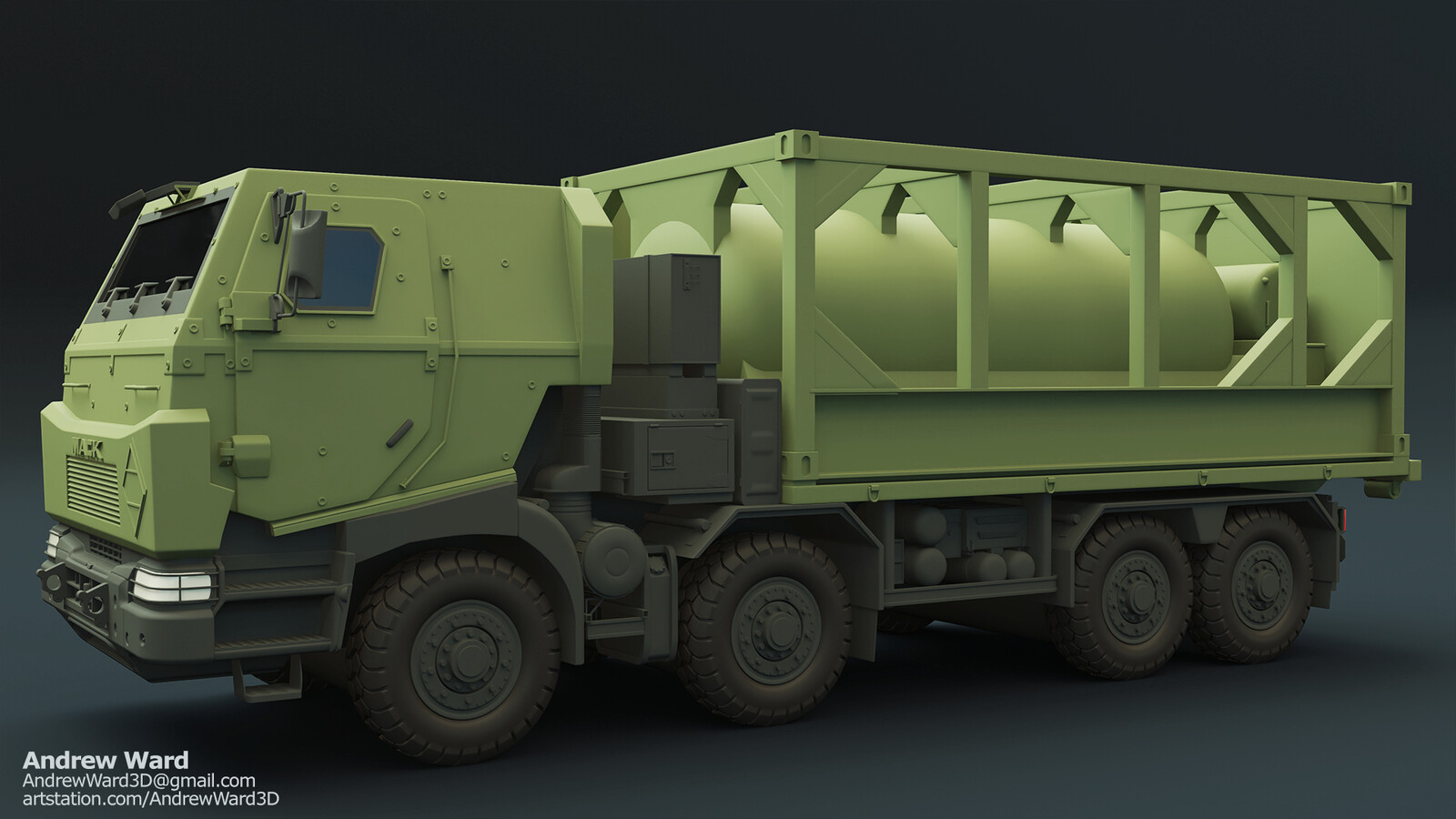 Andrew Ward 3D - High Poly Armoured MSVS SMP