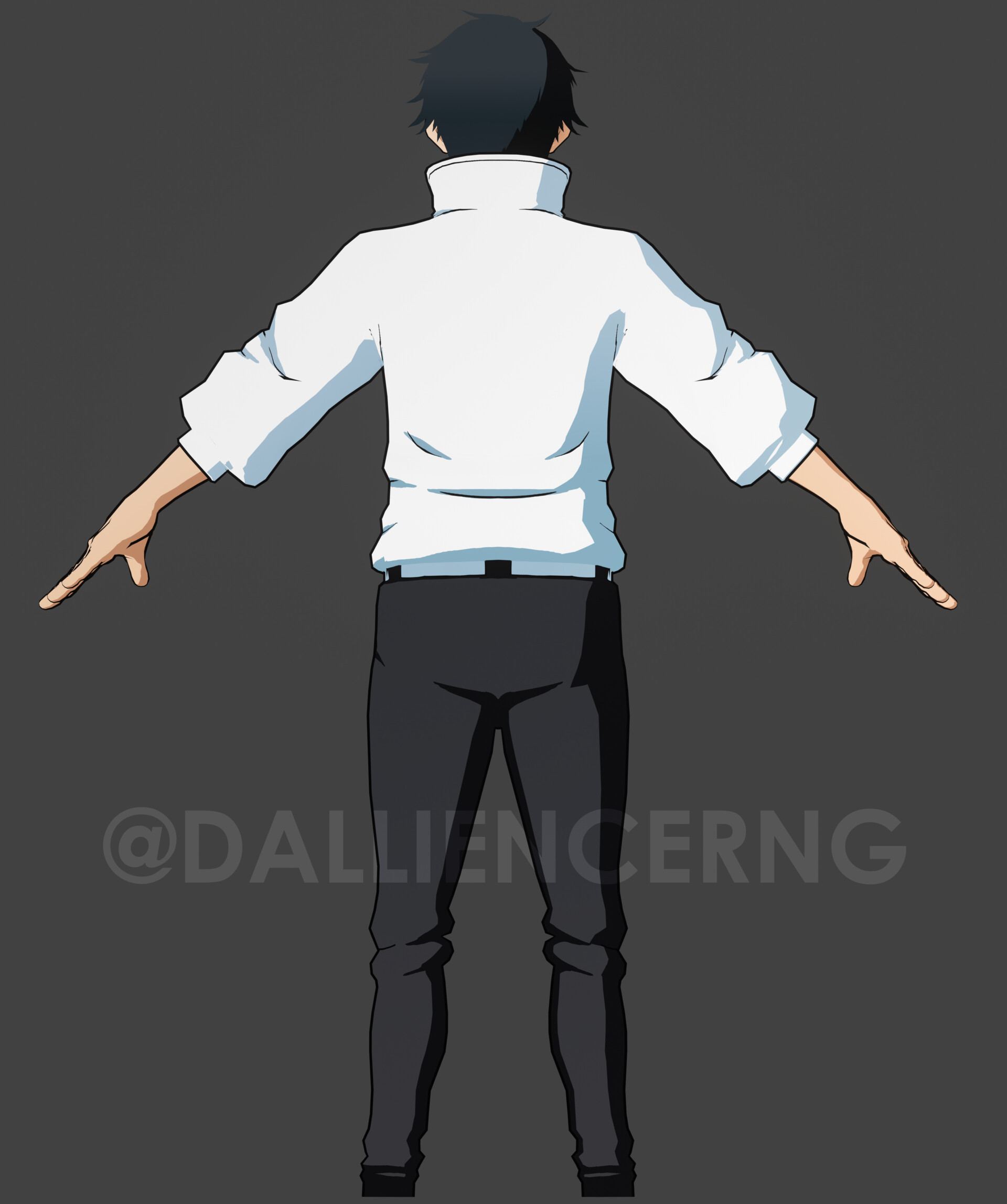 Will Gwasera - WIP Yuta Okkotsu 3D Model | JUJUTSU KAISEN 0 呪術廻戦