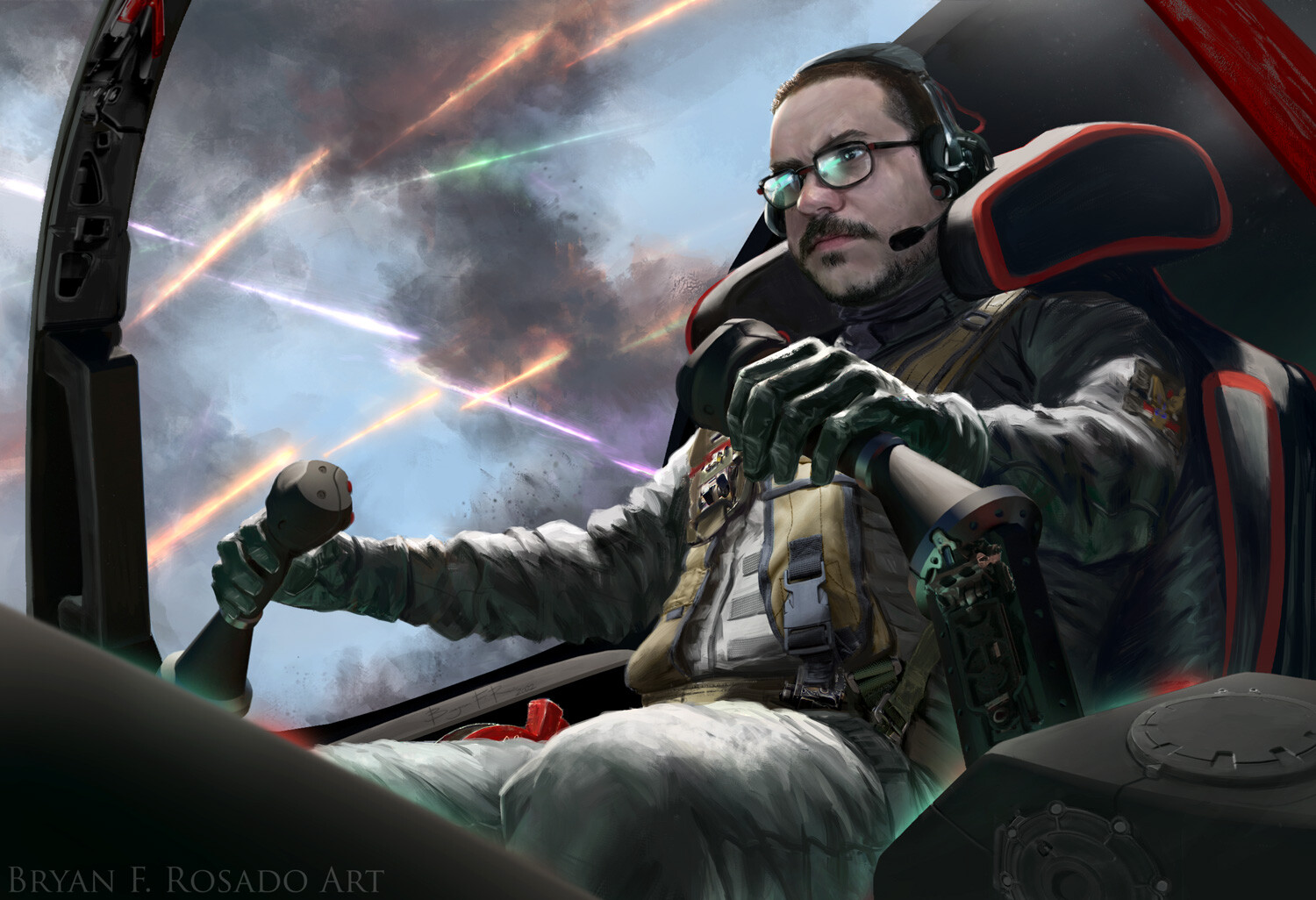 Bryan F. Rosado Art - Thunderbolt - REDLINE: Battle of Neom