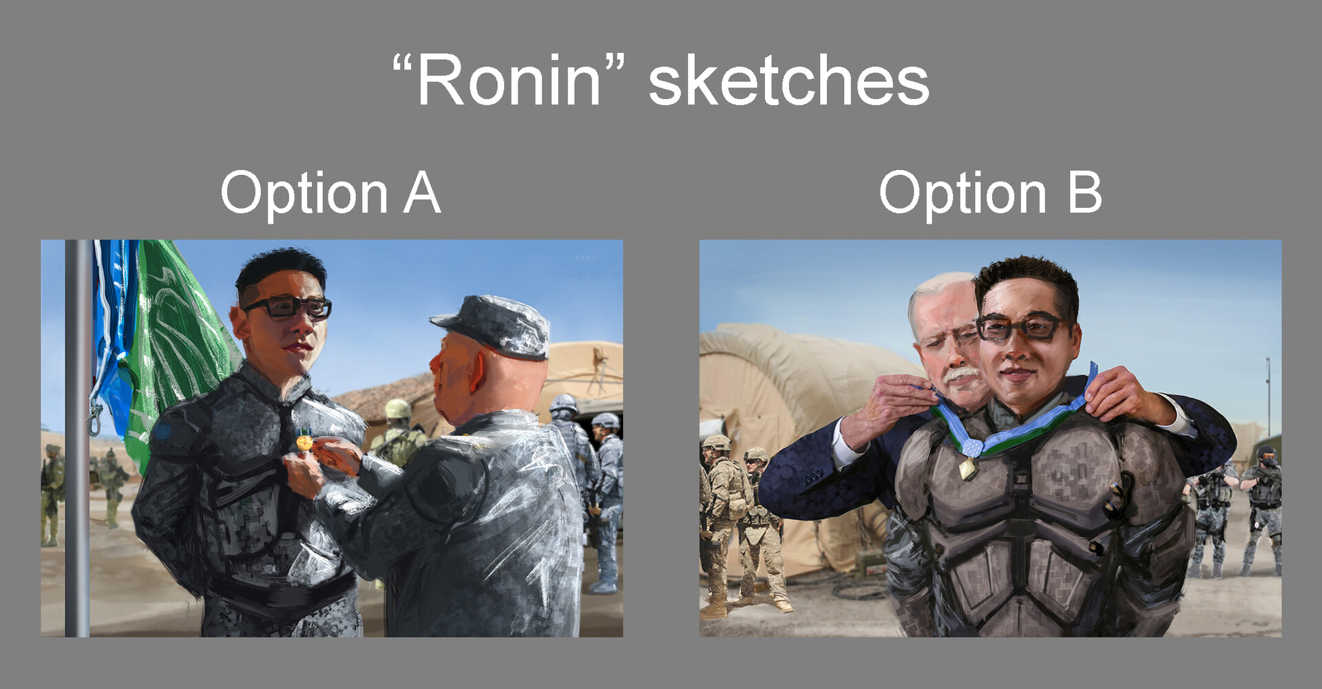 Bryan F. Rosado Art - Ronin - REDLINE: Battle of Neom