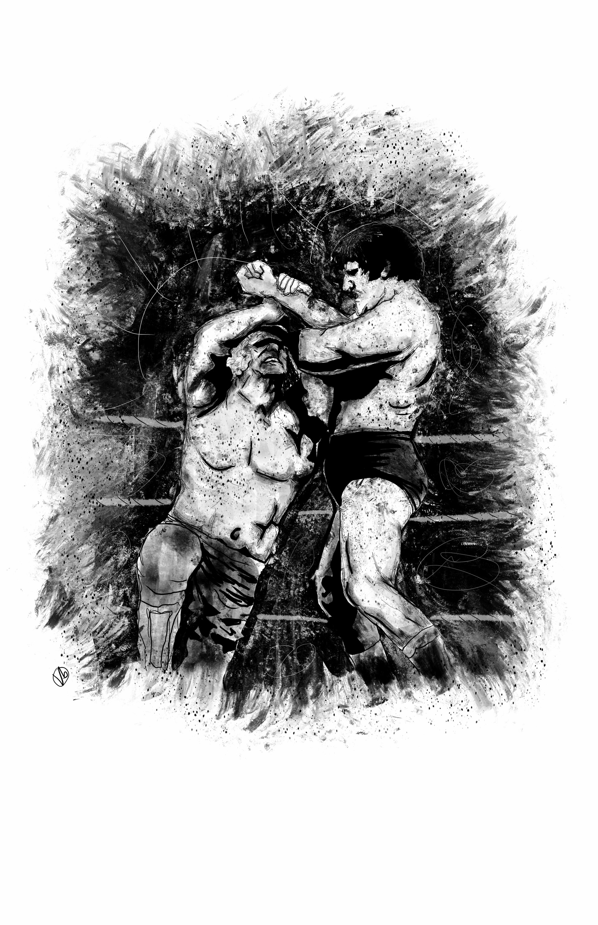 ArtStation - BRUNO SAMMARTINO vs SUPERSTAR BILLY GRAHAM