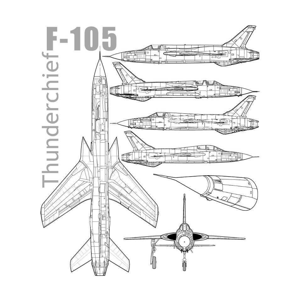 ArtStation - F-105 Thunderchief