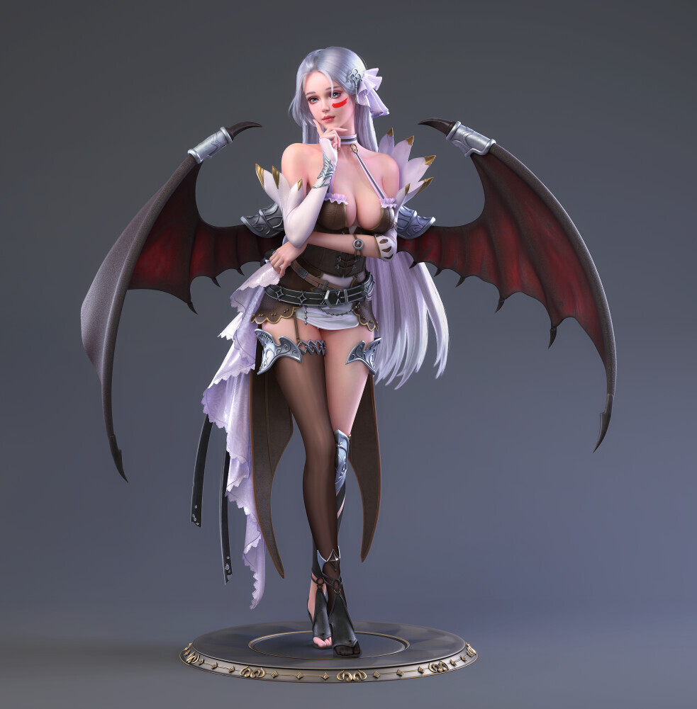 ArtStation - ABOUTCG美型课 朱同学作品