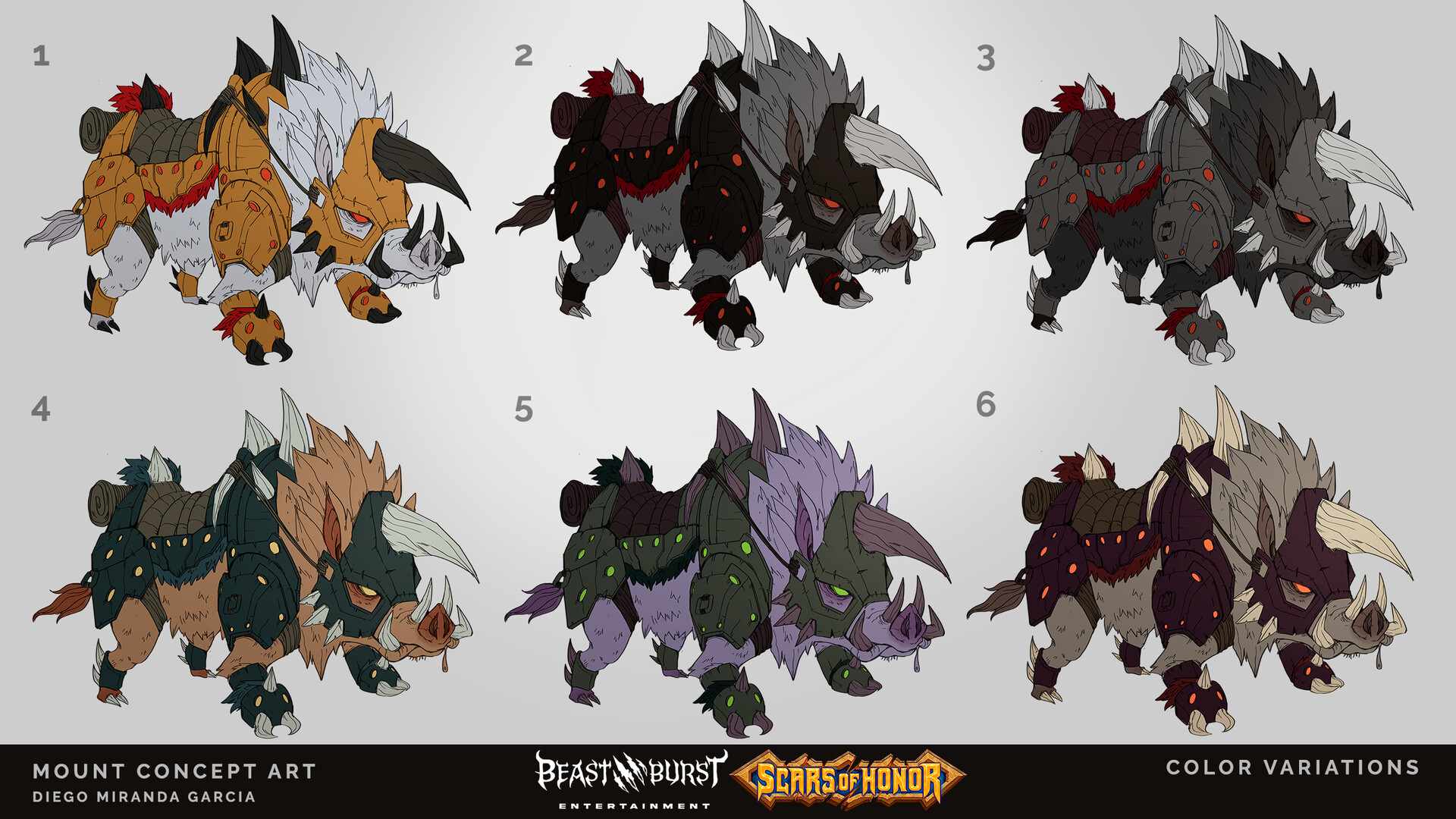 Diego Miranda Garcia - Orc Mount Concept Art