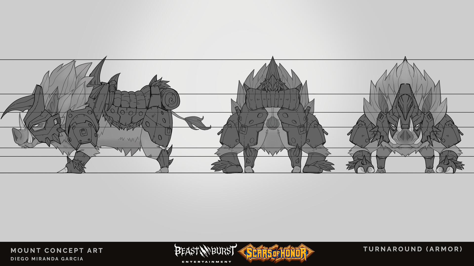 Diego Miranda Garcia - Orc Mount Concept Art