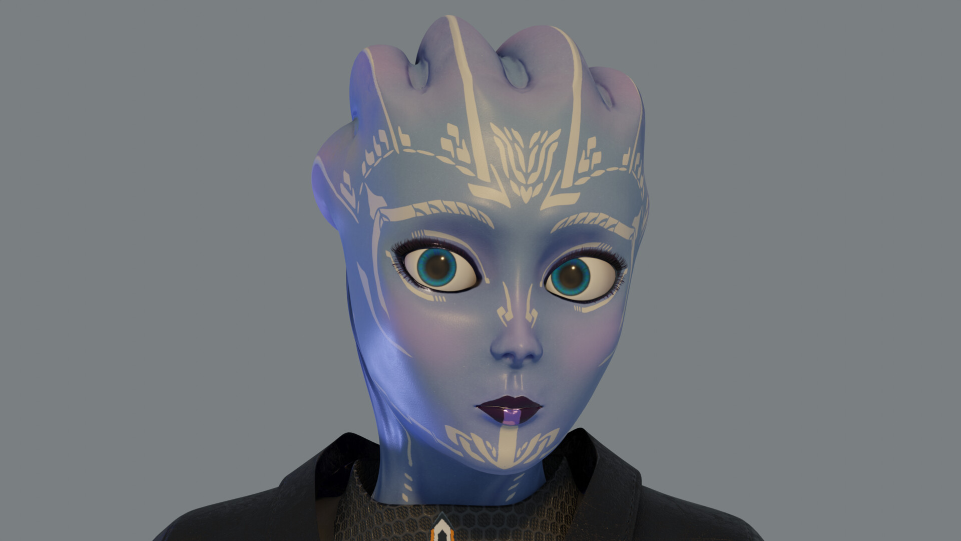 ArtStation - Asari, Cerberus agent