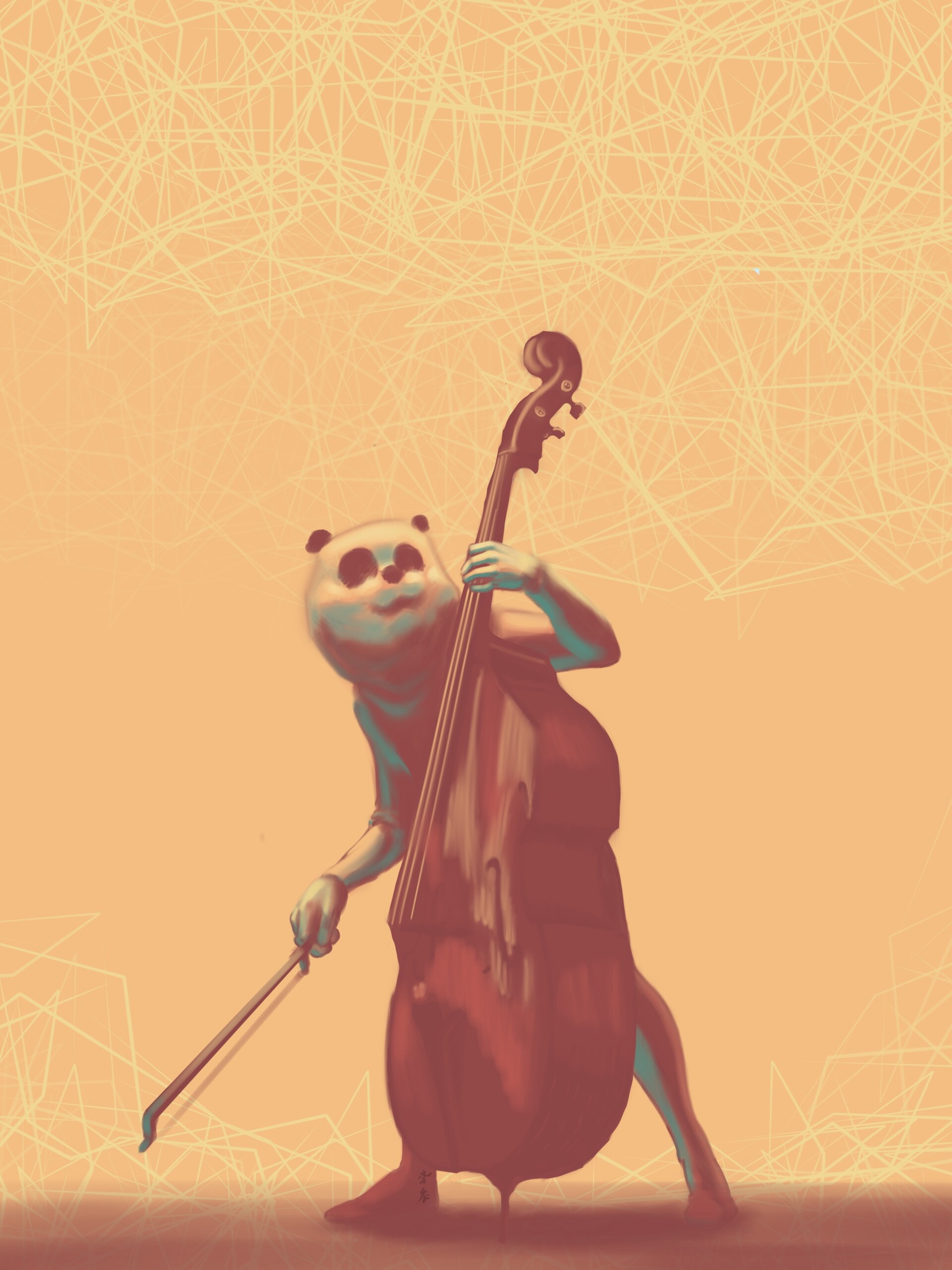 ArtStation - Grooving panda