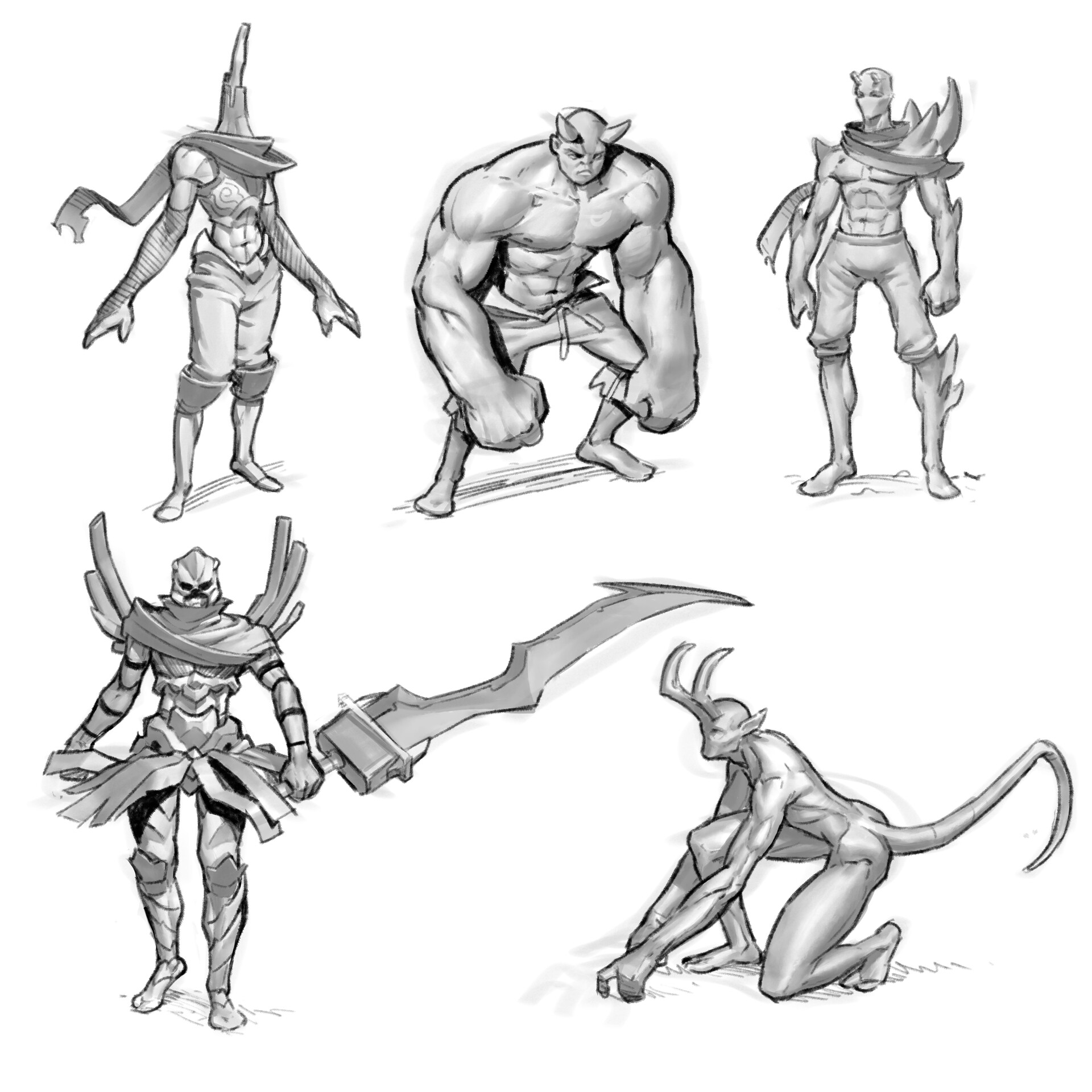Demon Concept Art Character Design