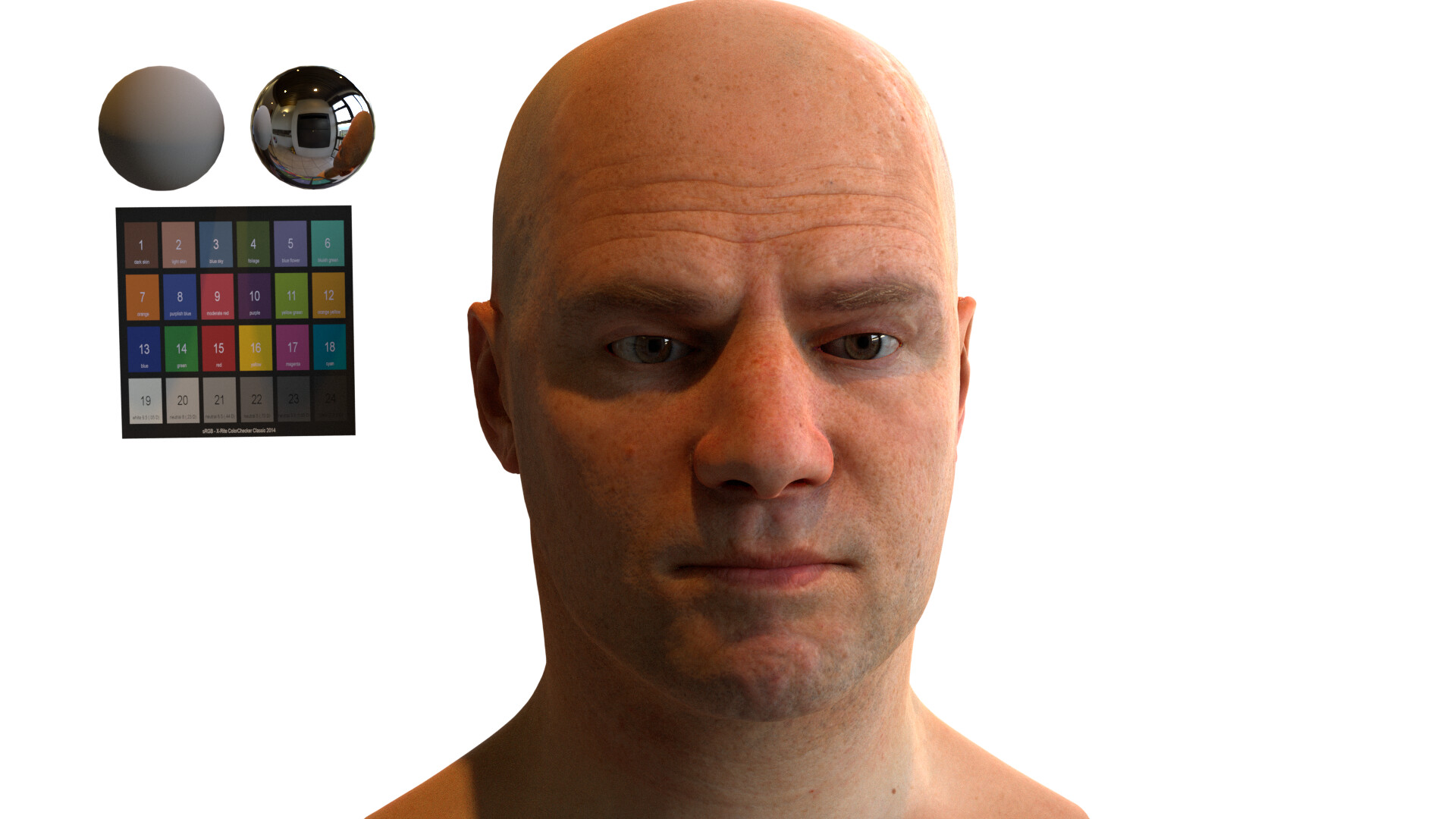ArtStation - Skin Shader Tests (WIP) - Vertex Assignment