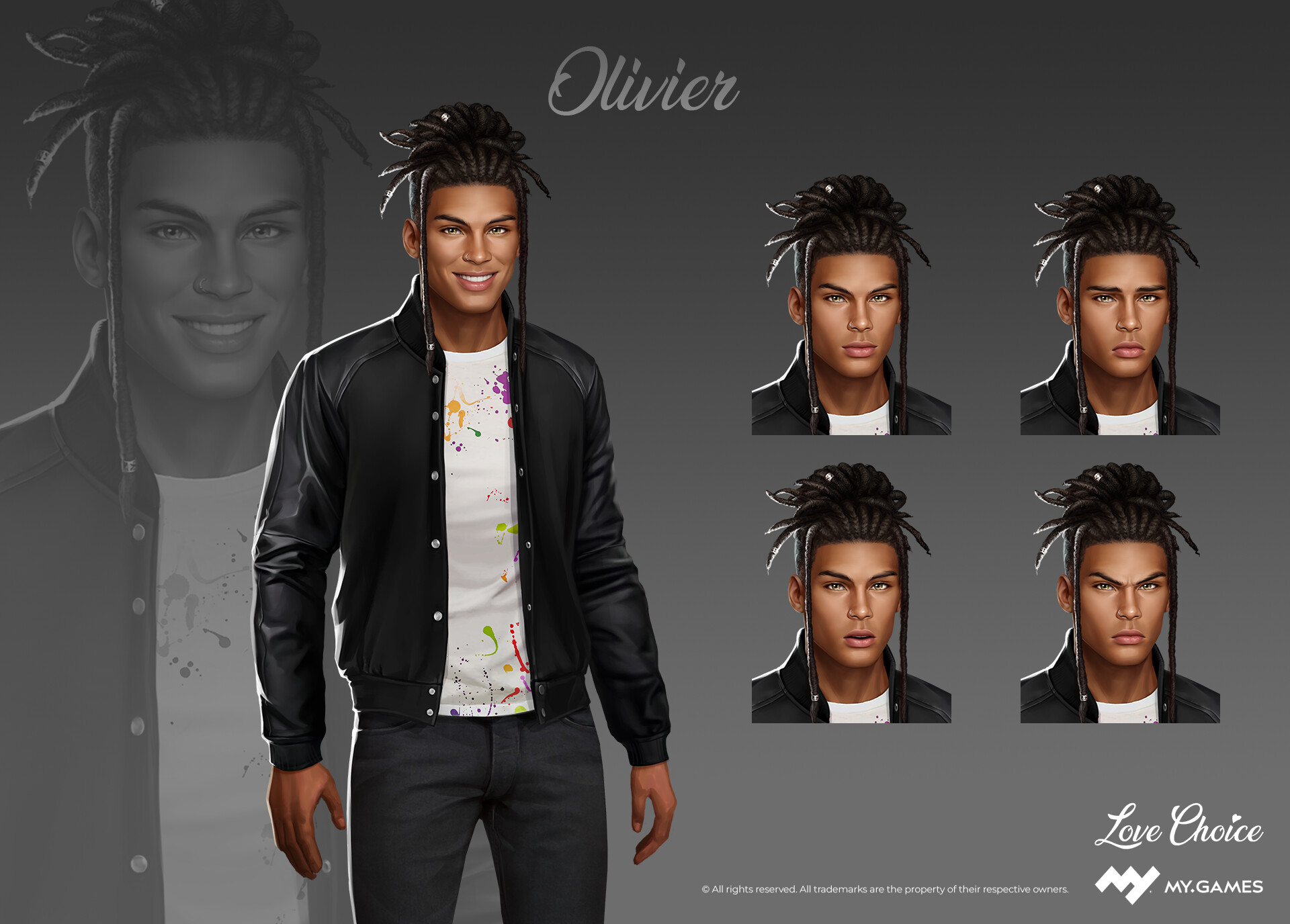 ArtStation - Secondary characters for a visual novel