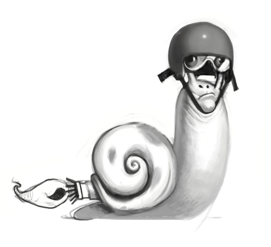 ArtStation - Rocket snail