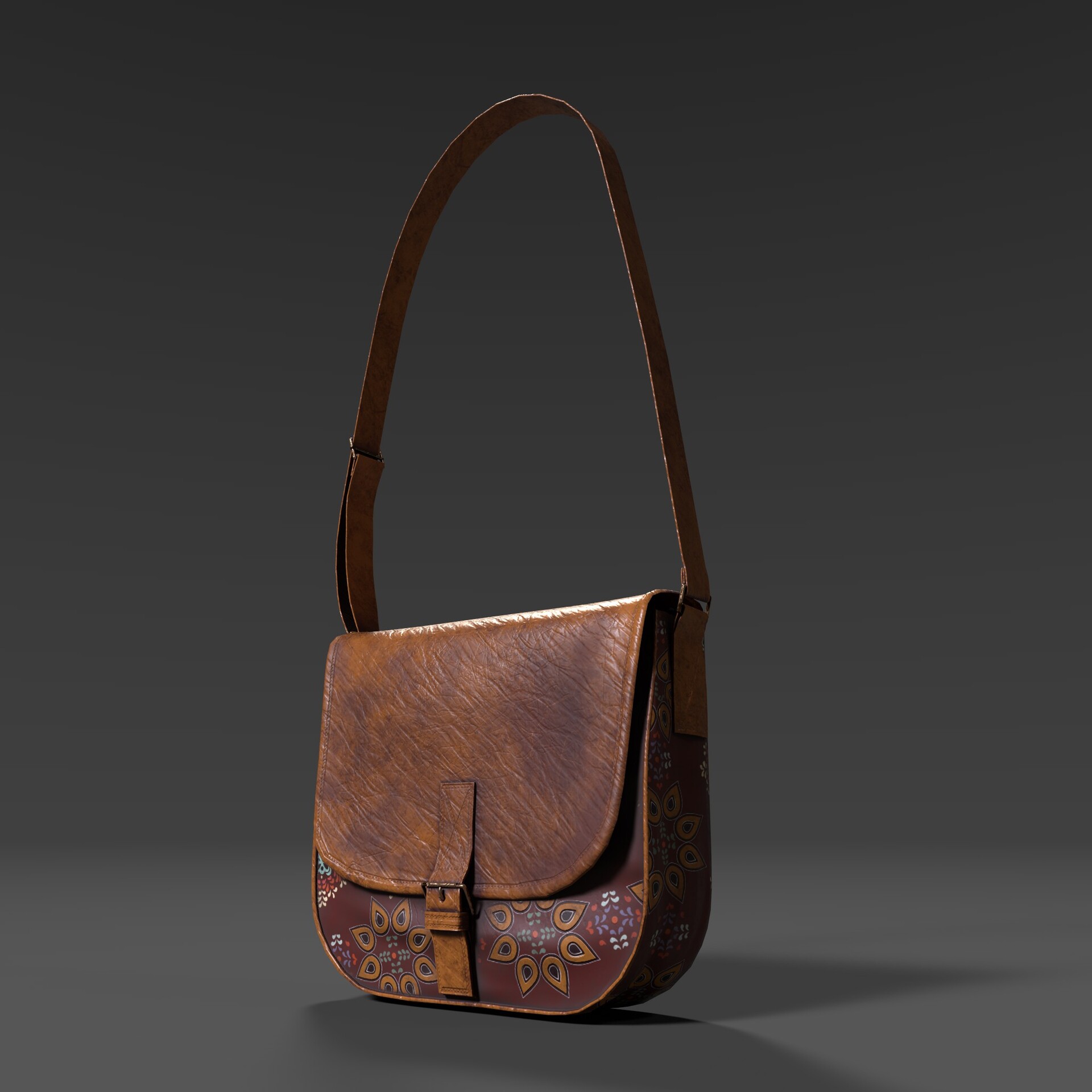 ArtStation - Game prop - Shoulder bag - 7k tris