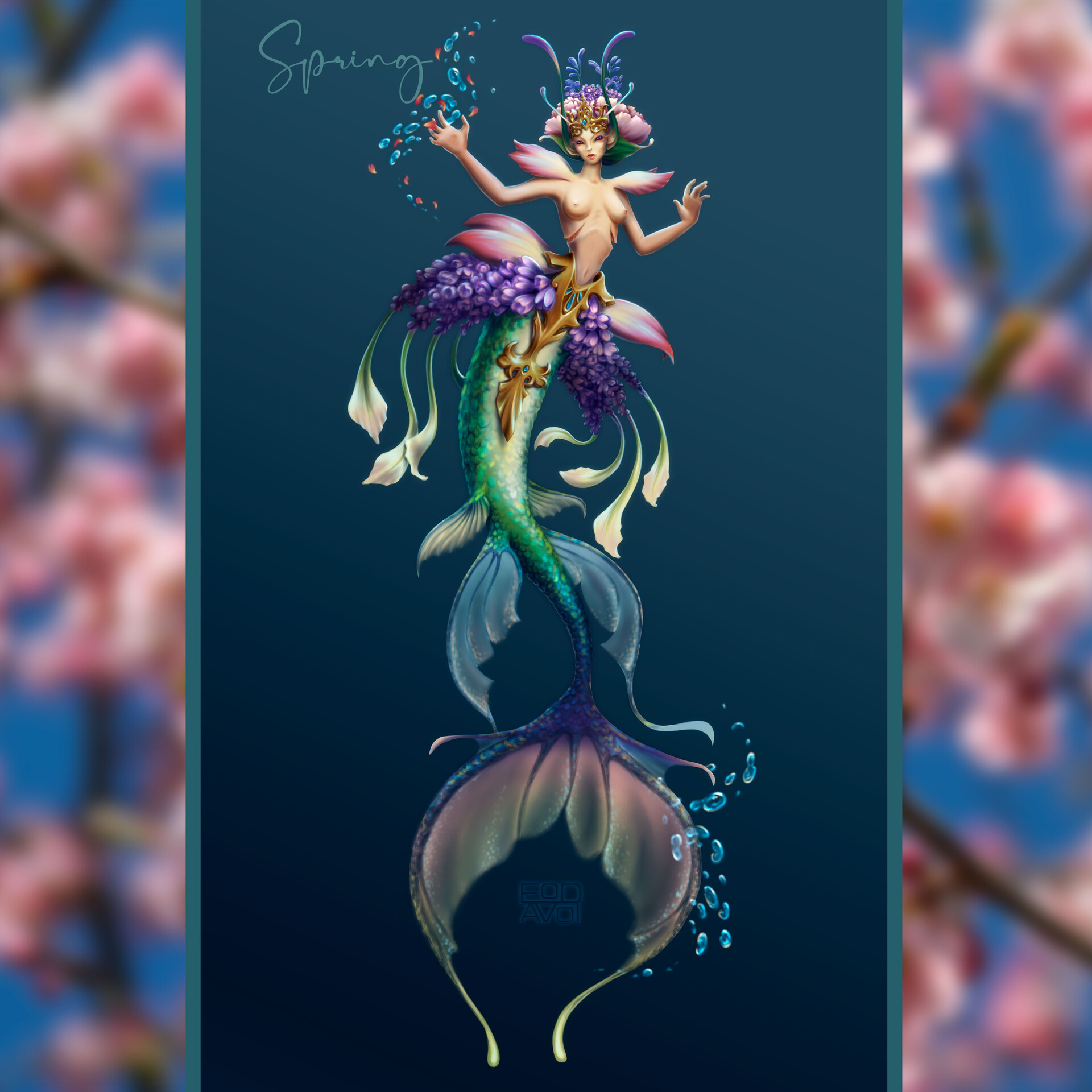 ArtStation - Mermaid Spring