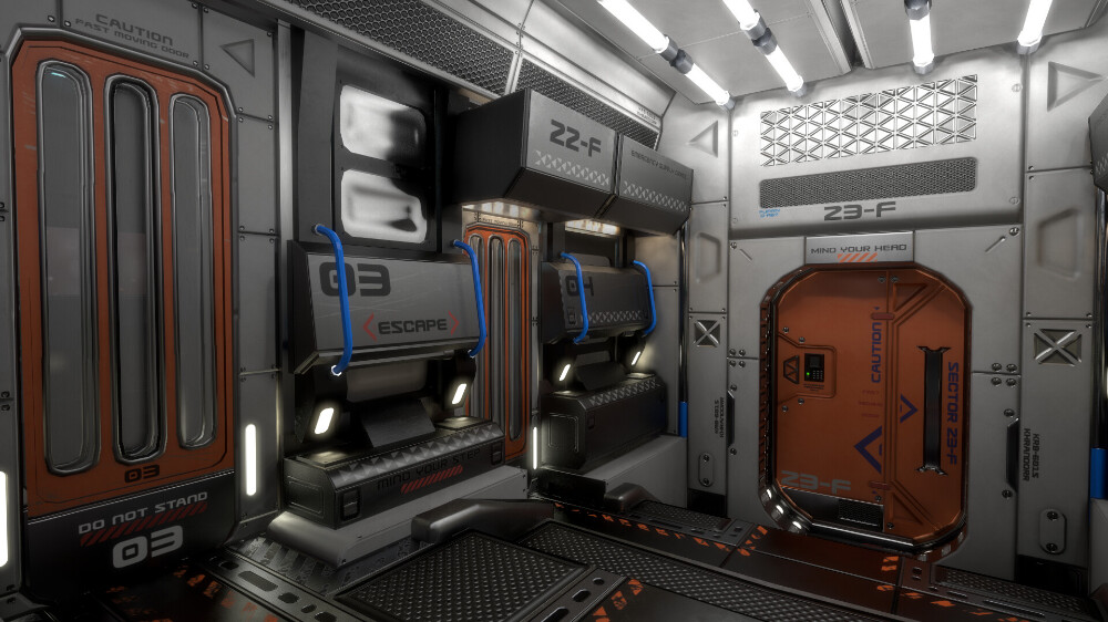 ArtStation - Sci Fi Room Model