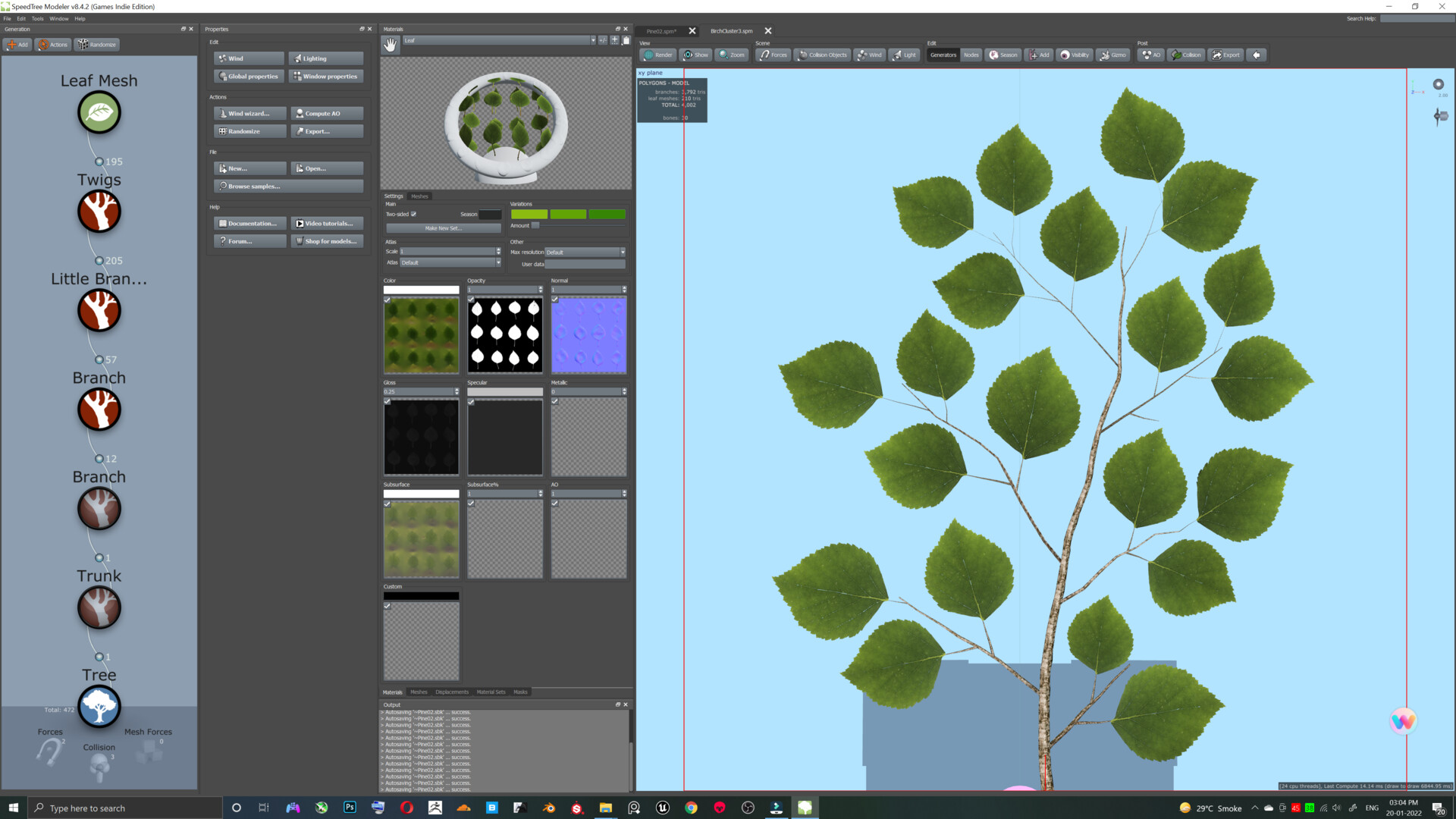 ArtStation - Sliver Birch Tree