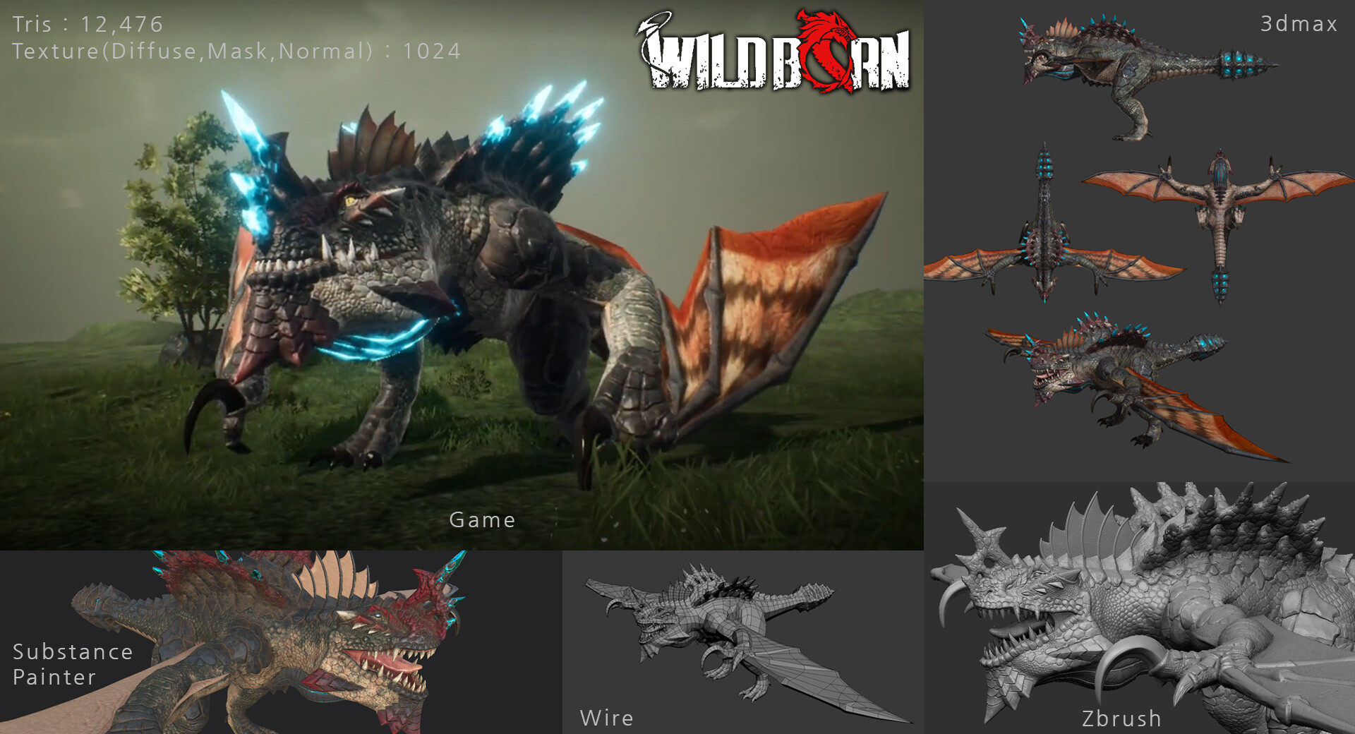 ArtStation - WildBorn-Monster01