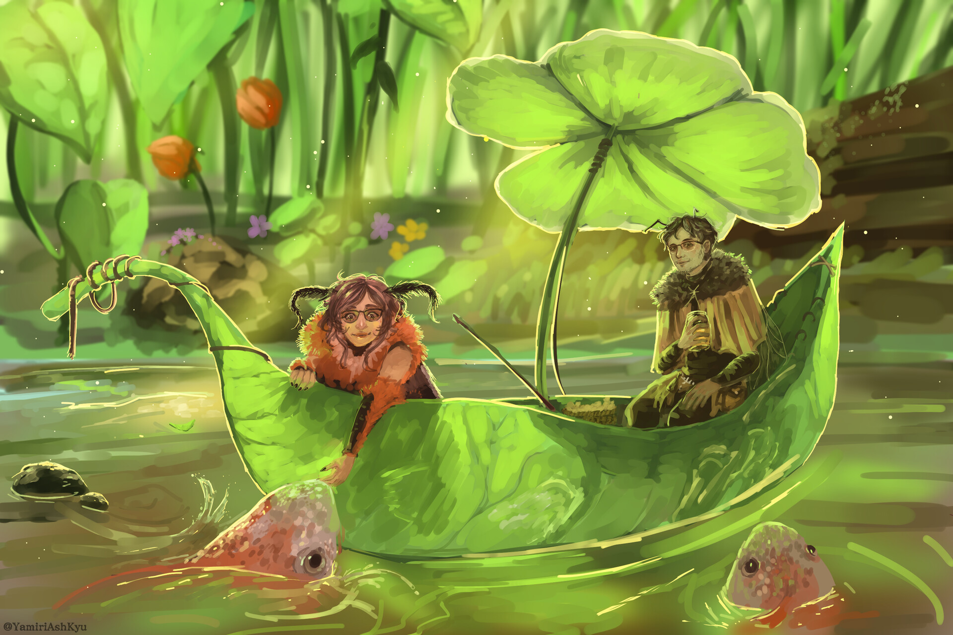 ArtStation - Leaf travel