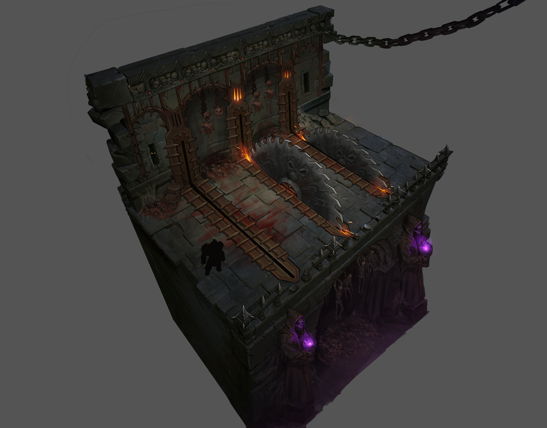 ArtStation - Dungeon hallway