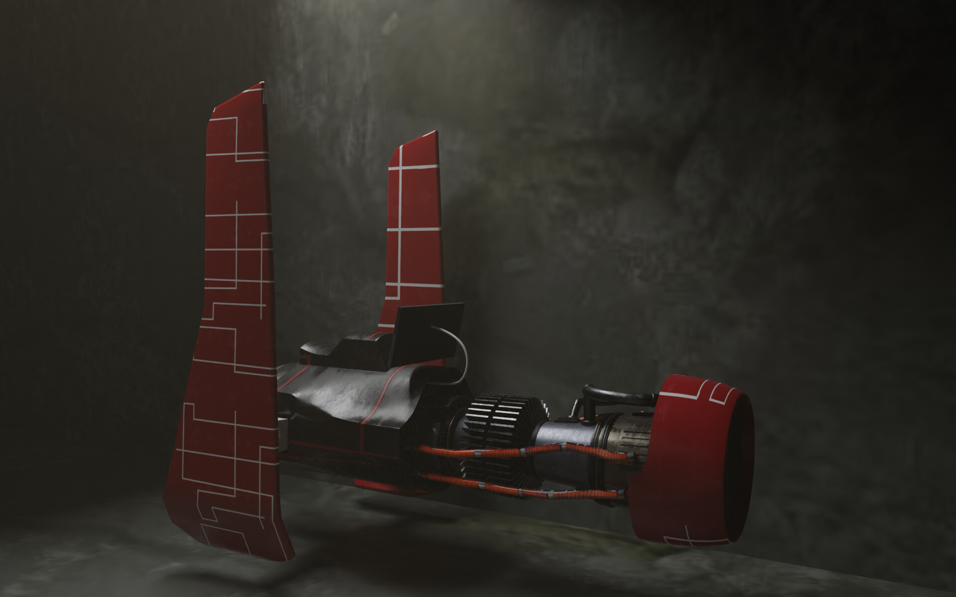 ArtStation - jet moto engine