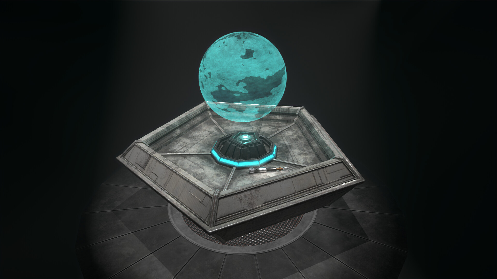 ArtStation - Sci-Fi Holographic panel