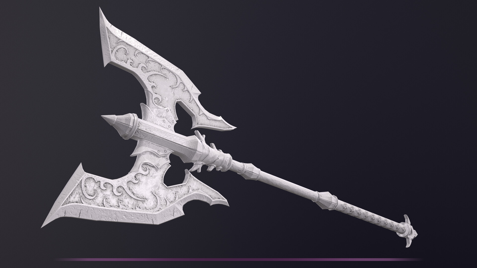 ArtStation - Axe_2Hand_HP&LP