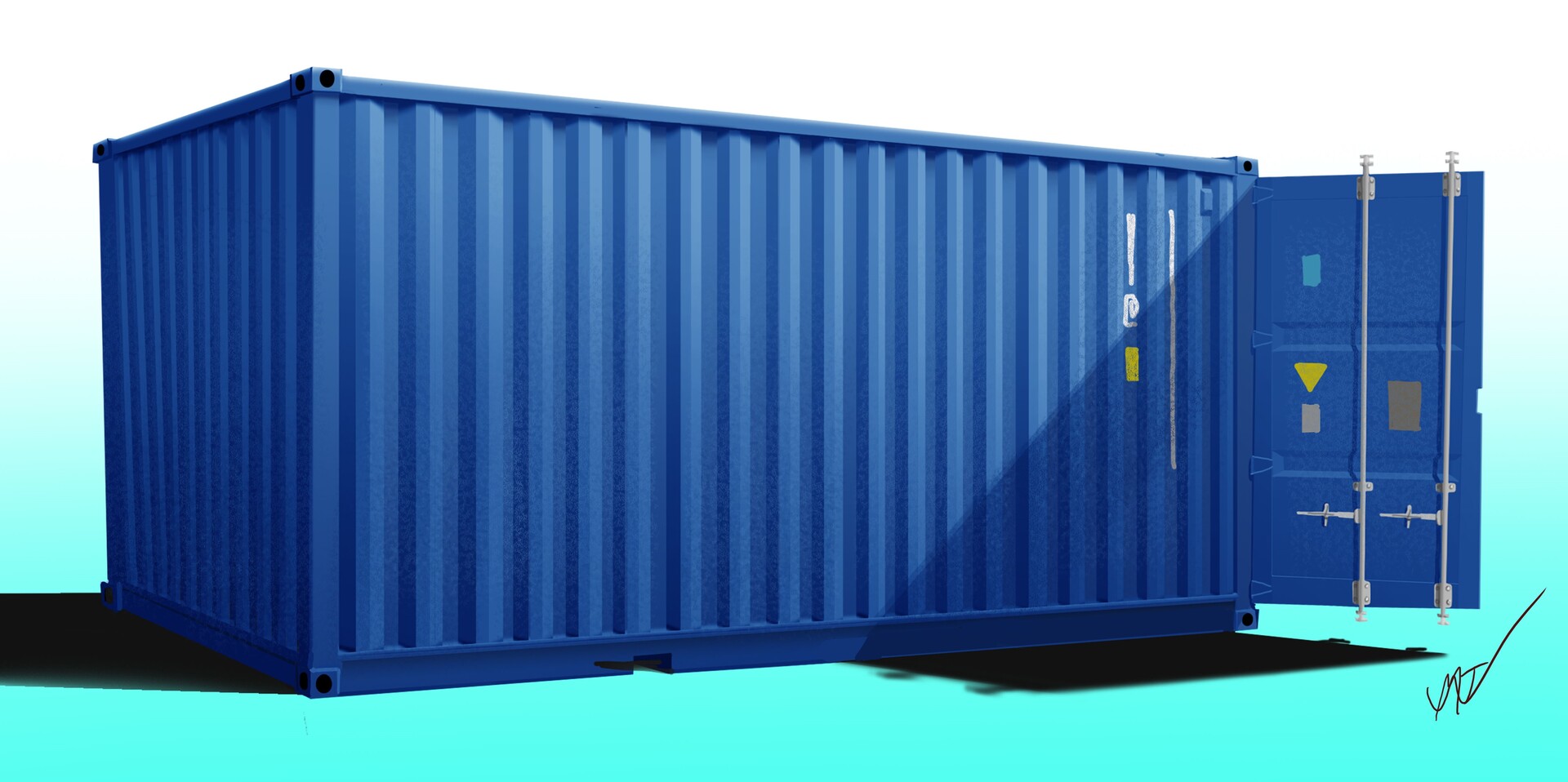 ArtStation - Shipping Container