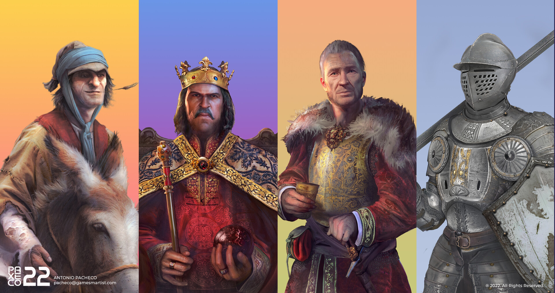 Antonio Pacheco - Concept Artist - Medieval Characters Design