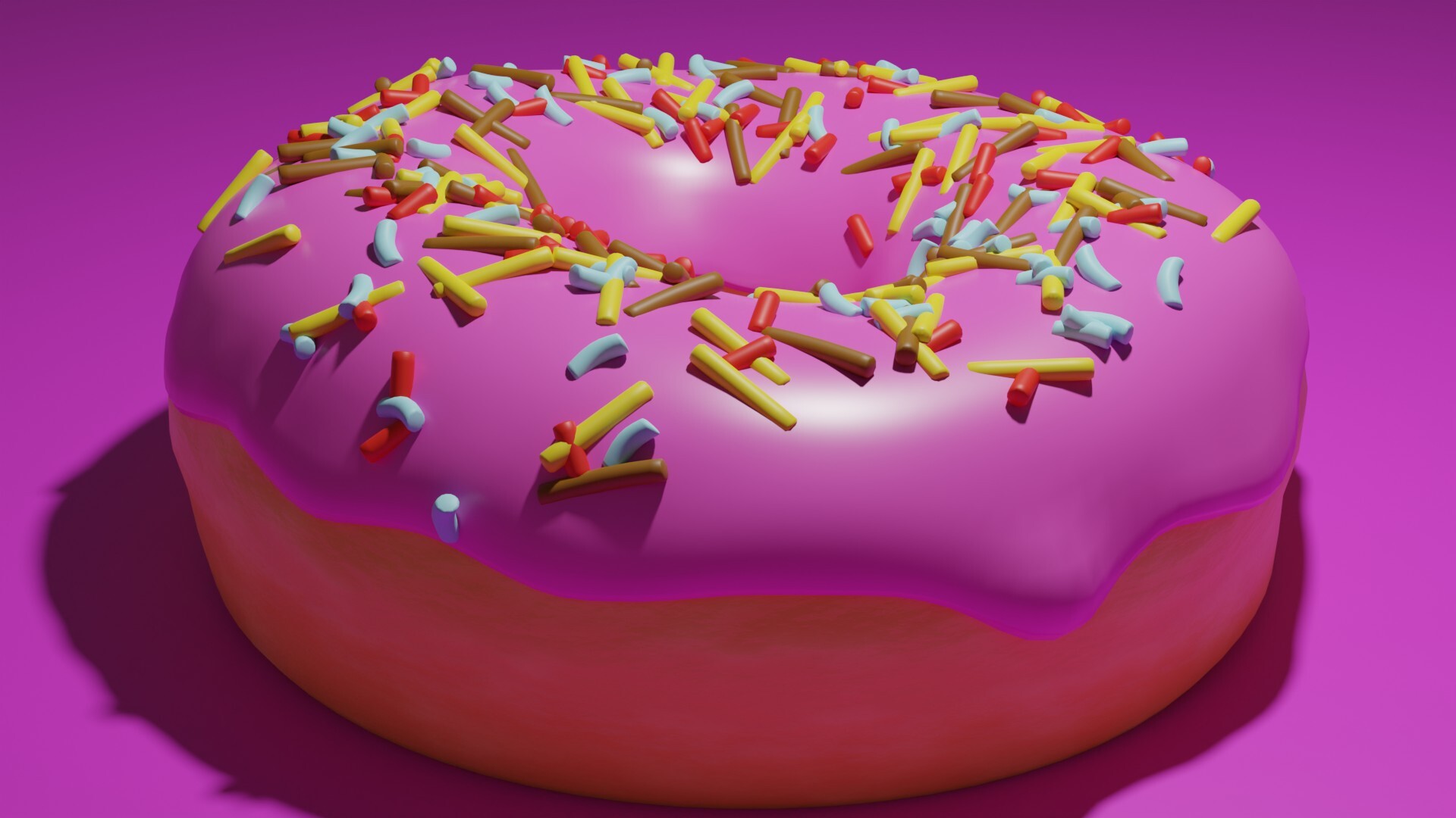 ArtStation - Donut in Blender