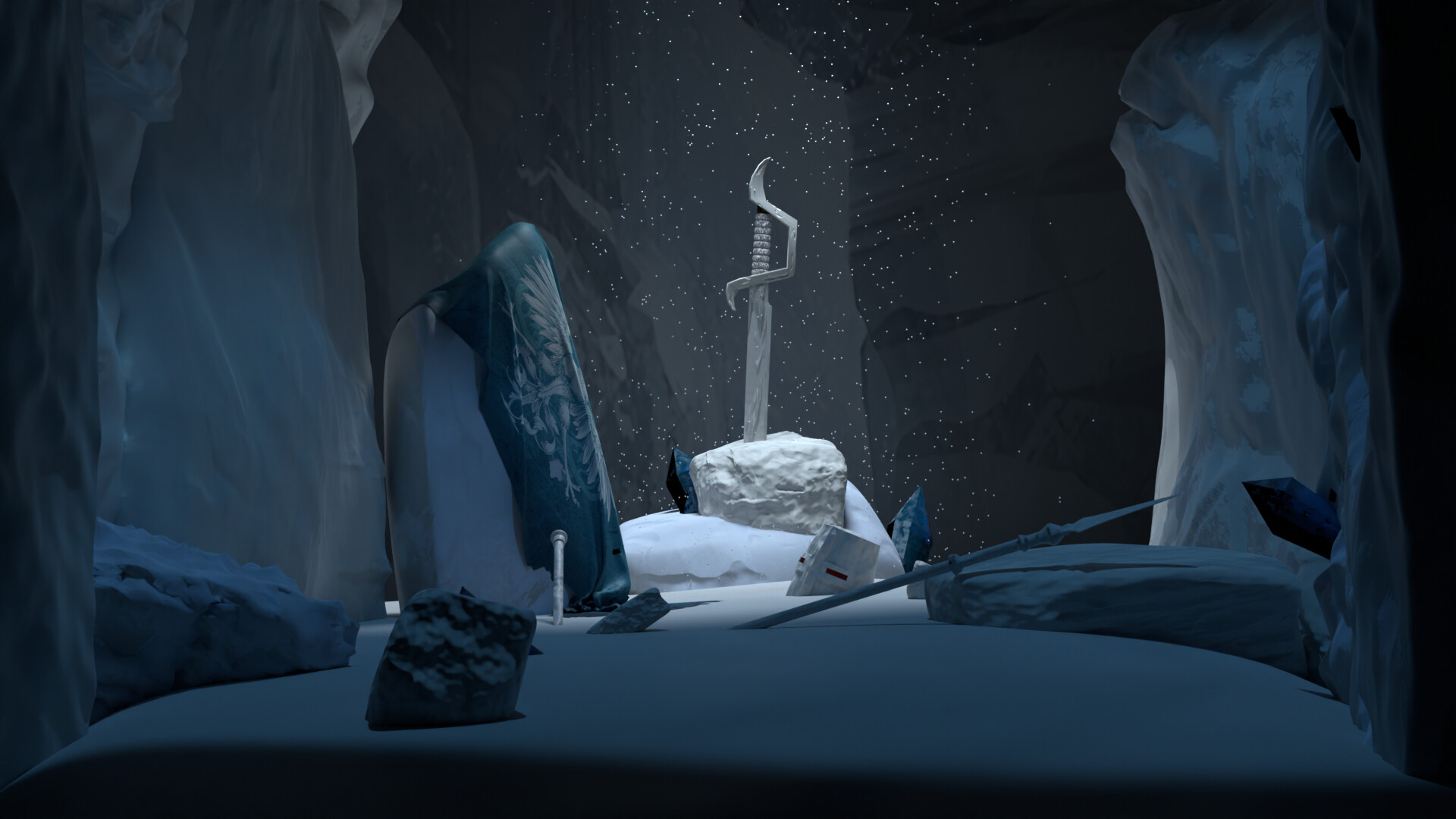 ArtStation - Grave in the gorge