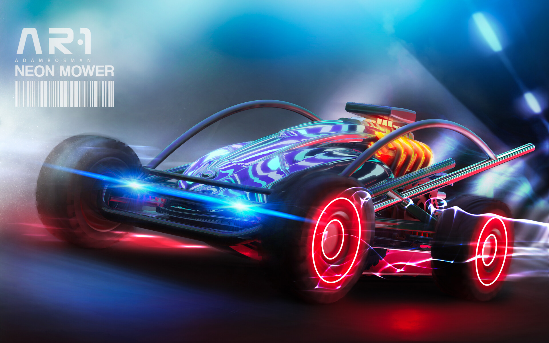 ArtStation - Neon Mower