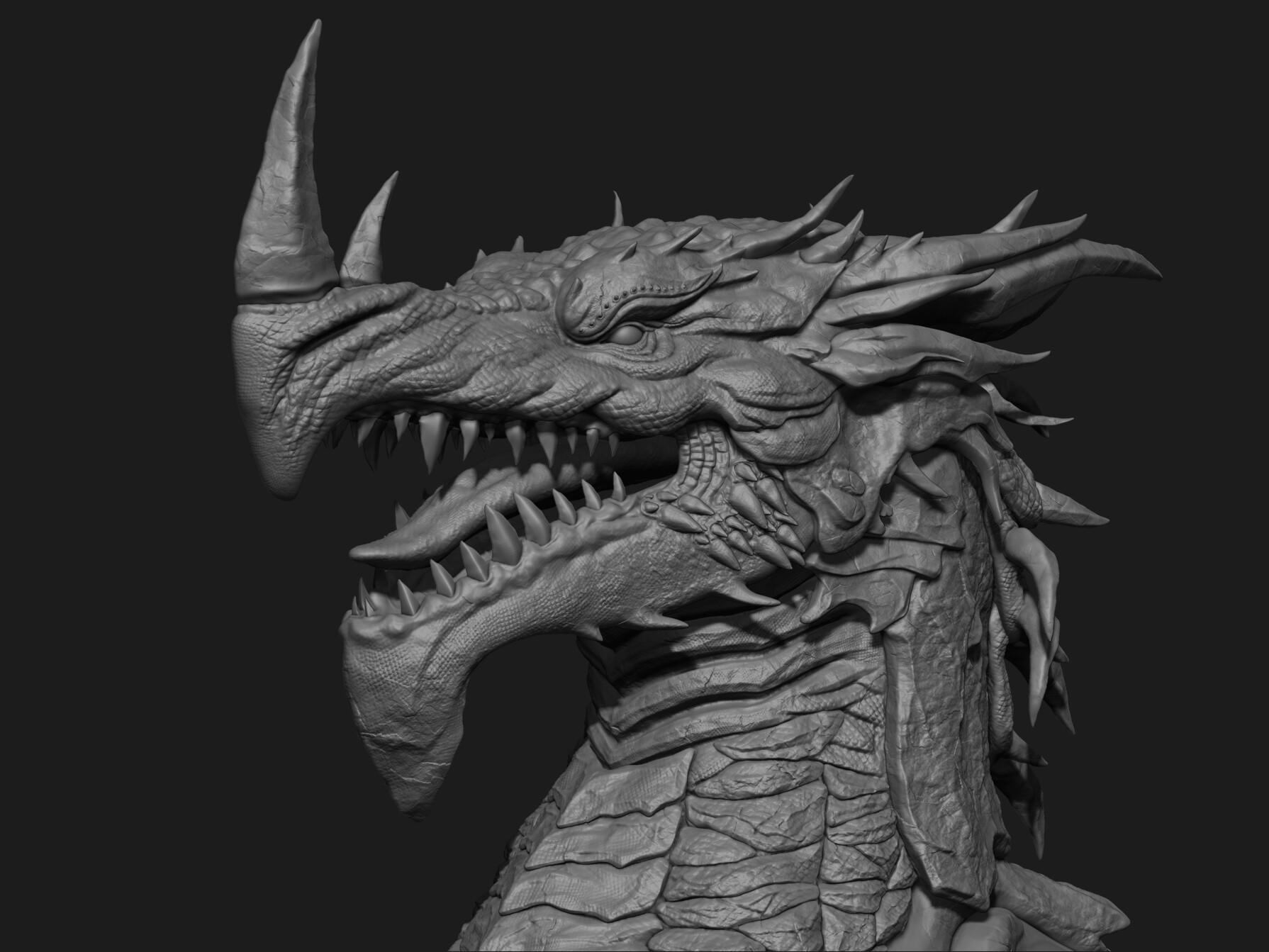 ArtStation - Corvun - Chaos Dragon - Aether Games