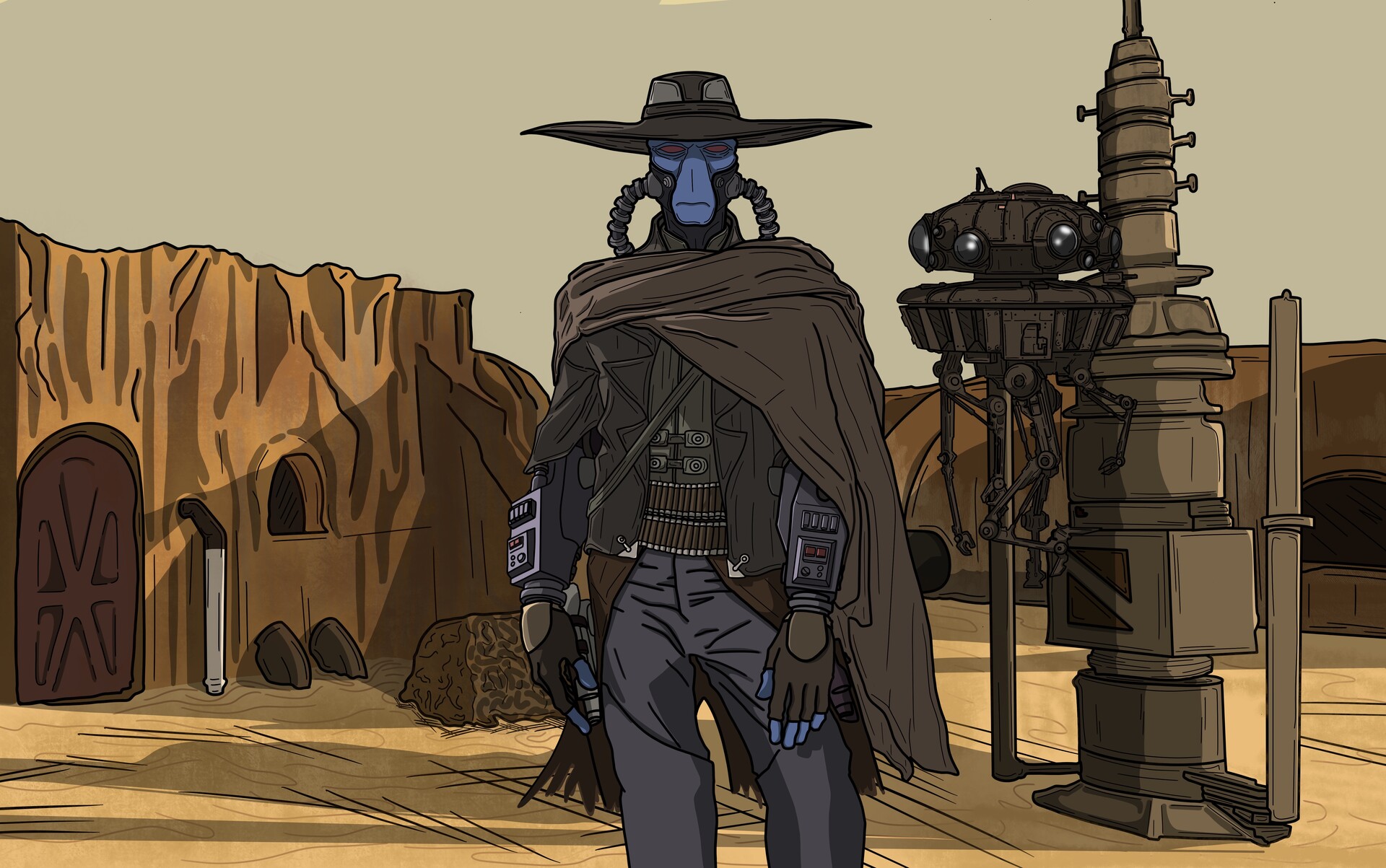 ArtStation - Cad Bane, Droid, Tattooine