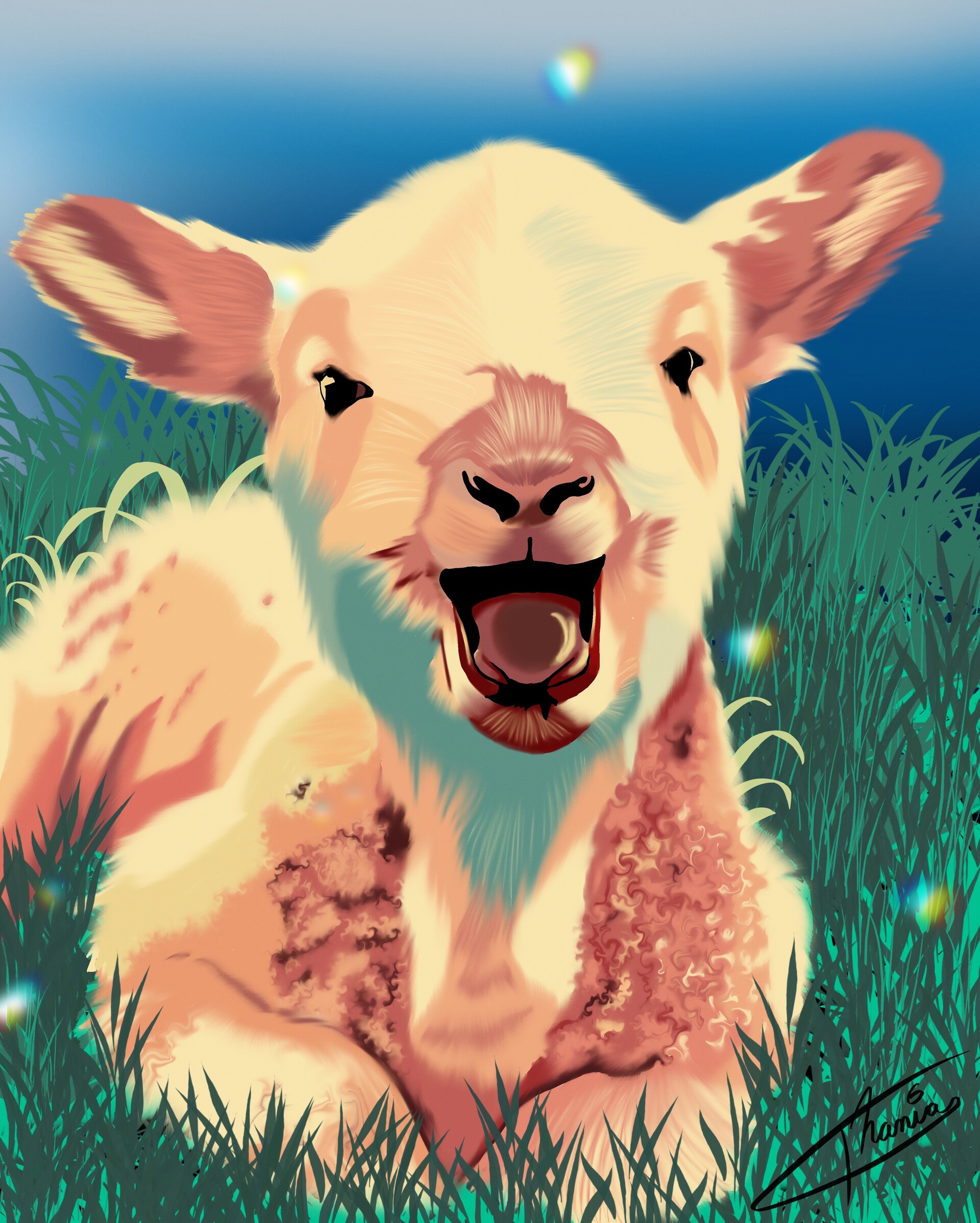 ArtStation - Lamb color study