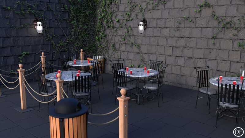 ArtStation - Cafe Night Life