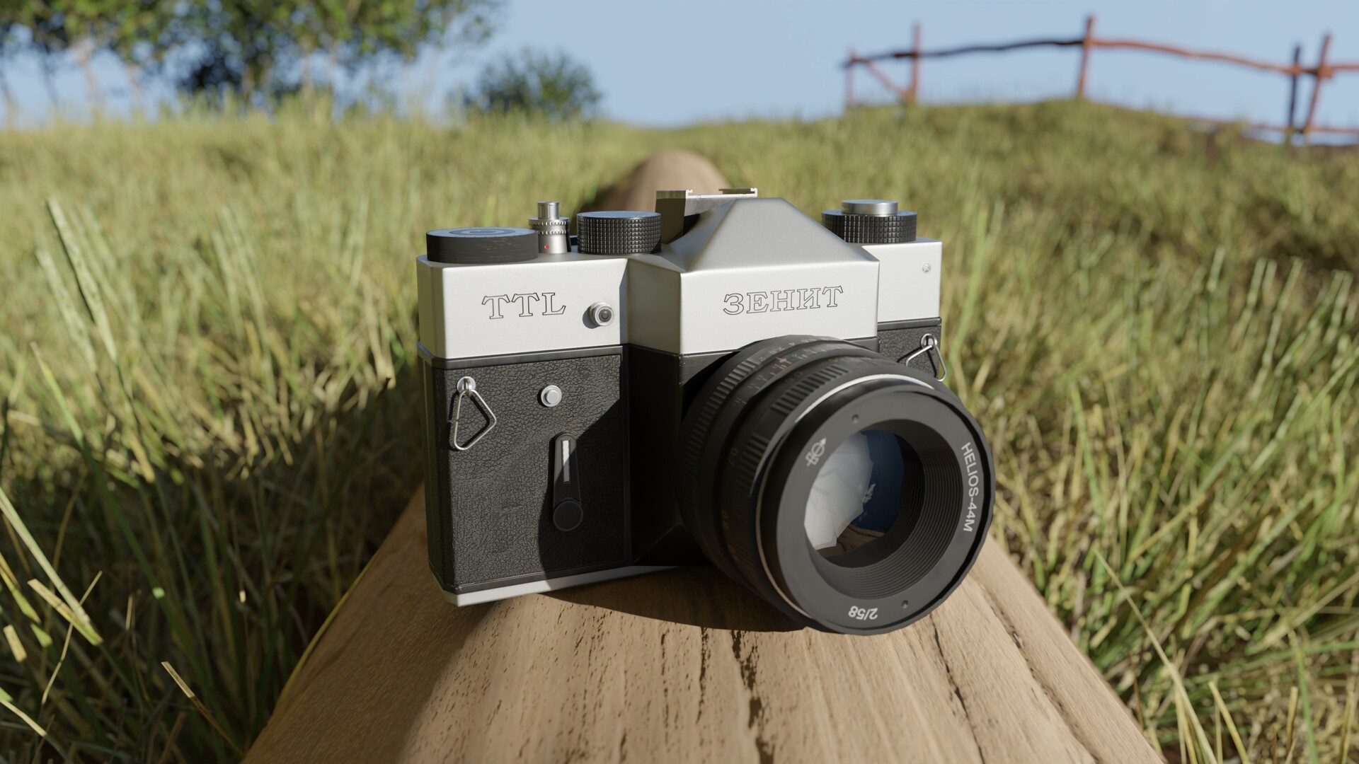 ArtStation - Old Camera Zenit-TTL