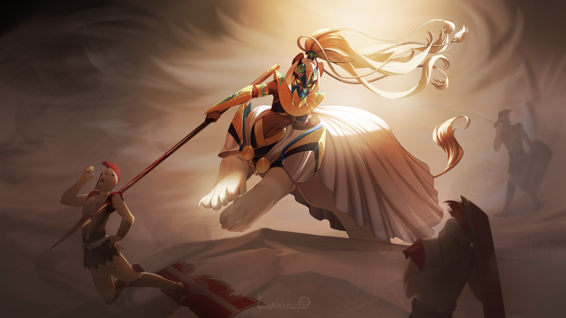 ArtStation - Commission - Thunderous fury