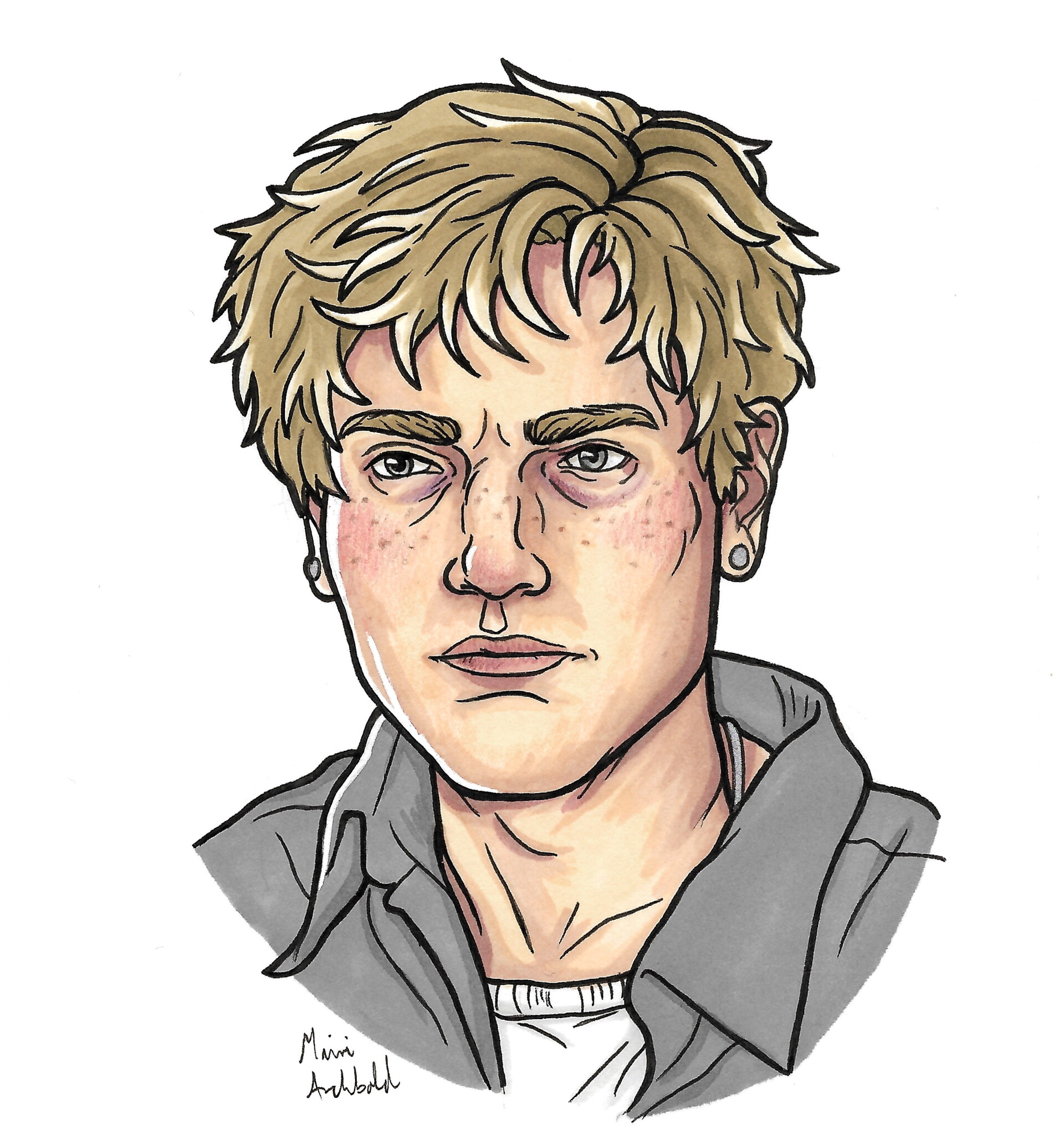 ArtStation - Liam (OC Commission)