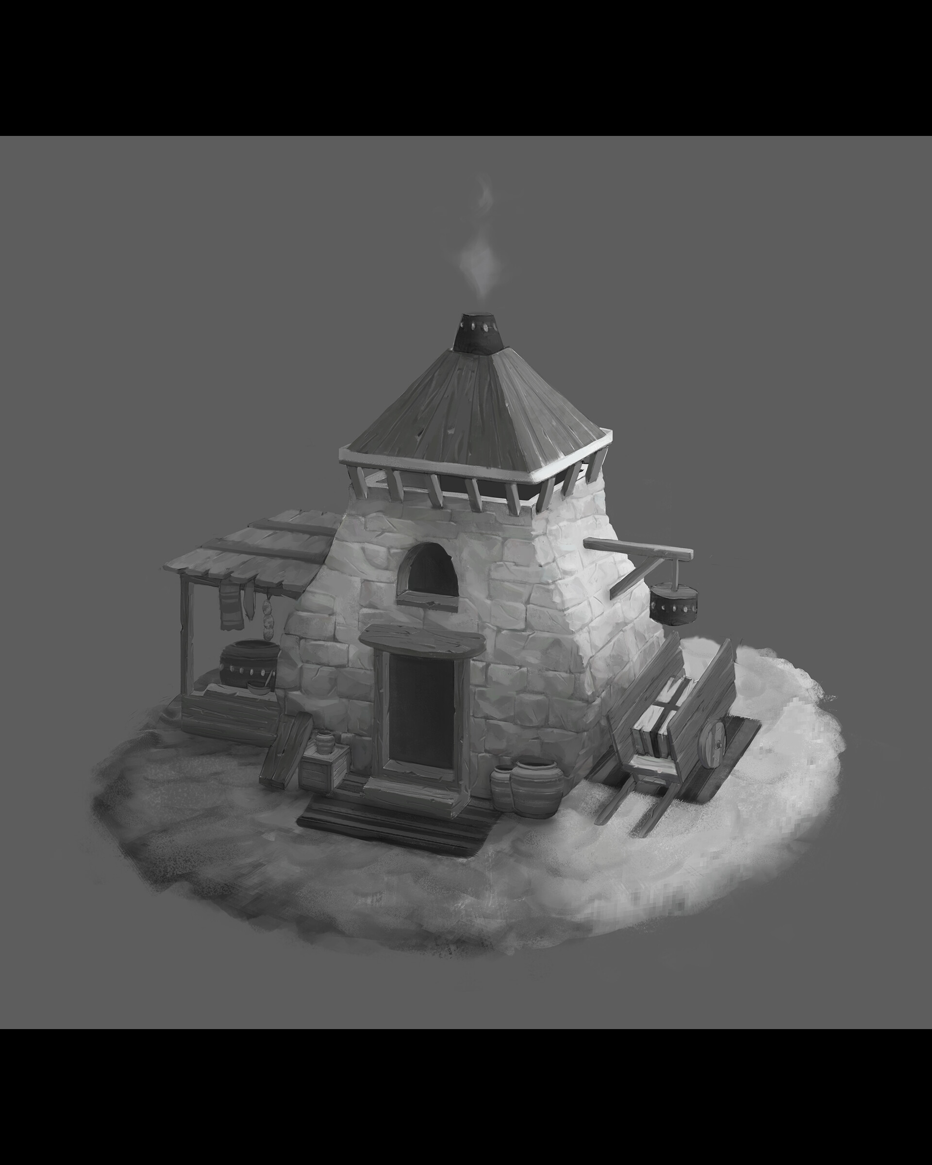 ArtStation - Desert building concept