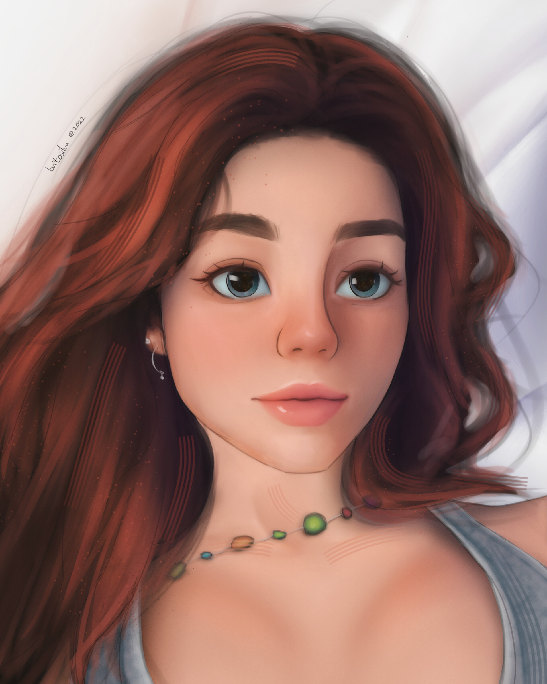 ArtStation - White Bed
