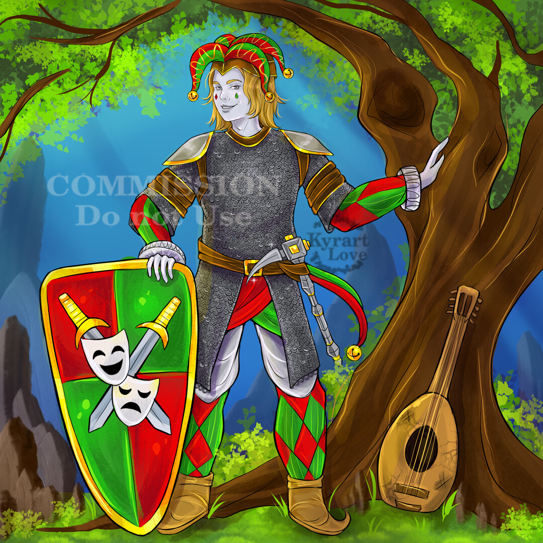 ArtStation - Jester commission