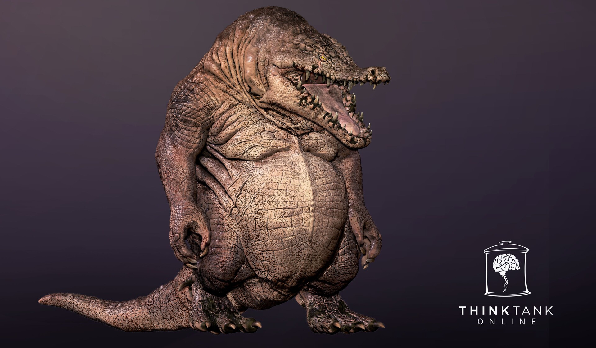 ArtStation - Crocodile Creature Sculpt